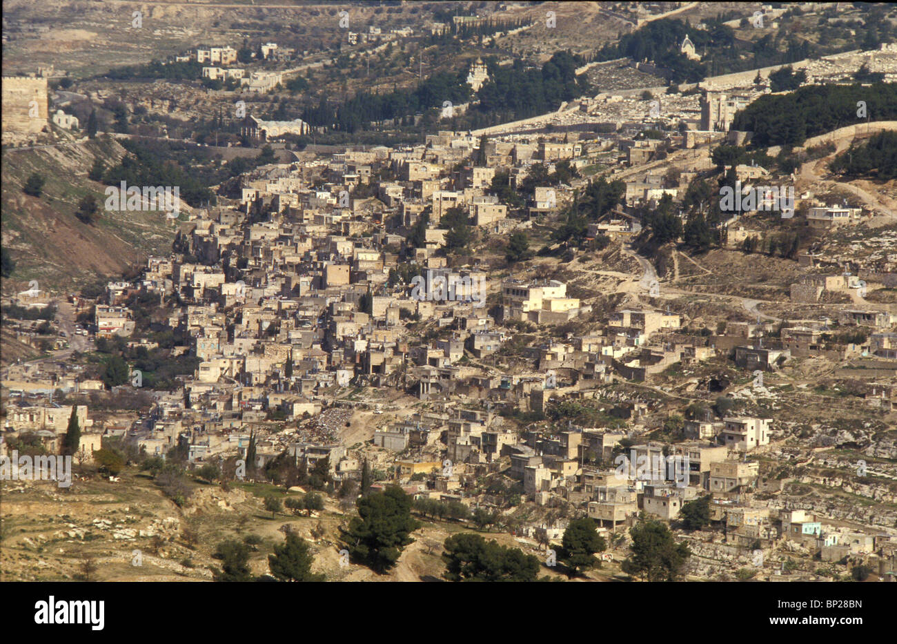 THE ANCIENT VILLAGE OF SILUAN, AT THE FOOT OF THE MT. OF OLIVES ...