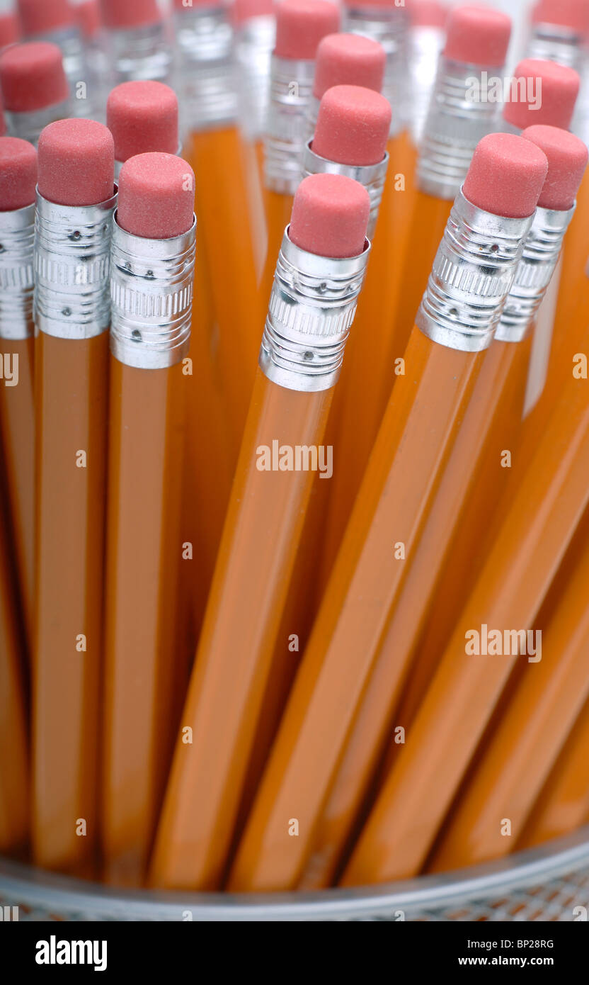 Eraser tipped pencils hi-res stock photography and images - Alamy
