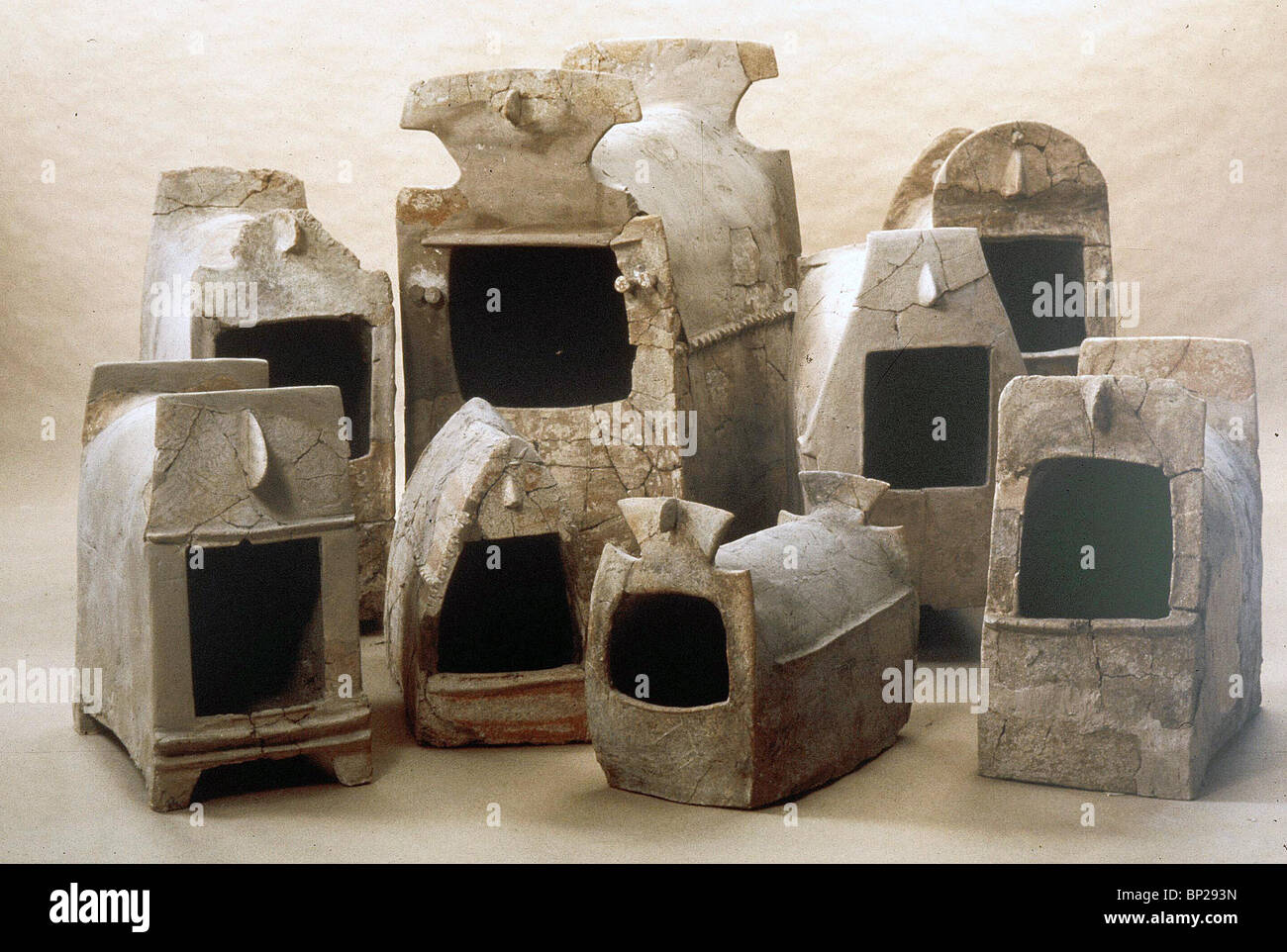 TERRACOTTA OSSUARYES BURRIAL BOXES FROM THE CHALCOLITHIC PERIOD; C. 4TH ...