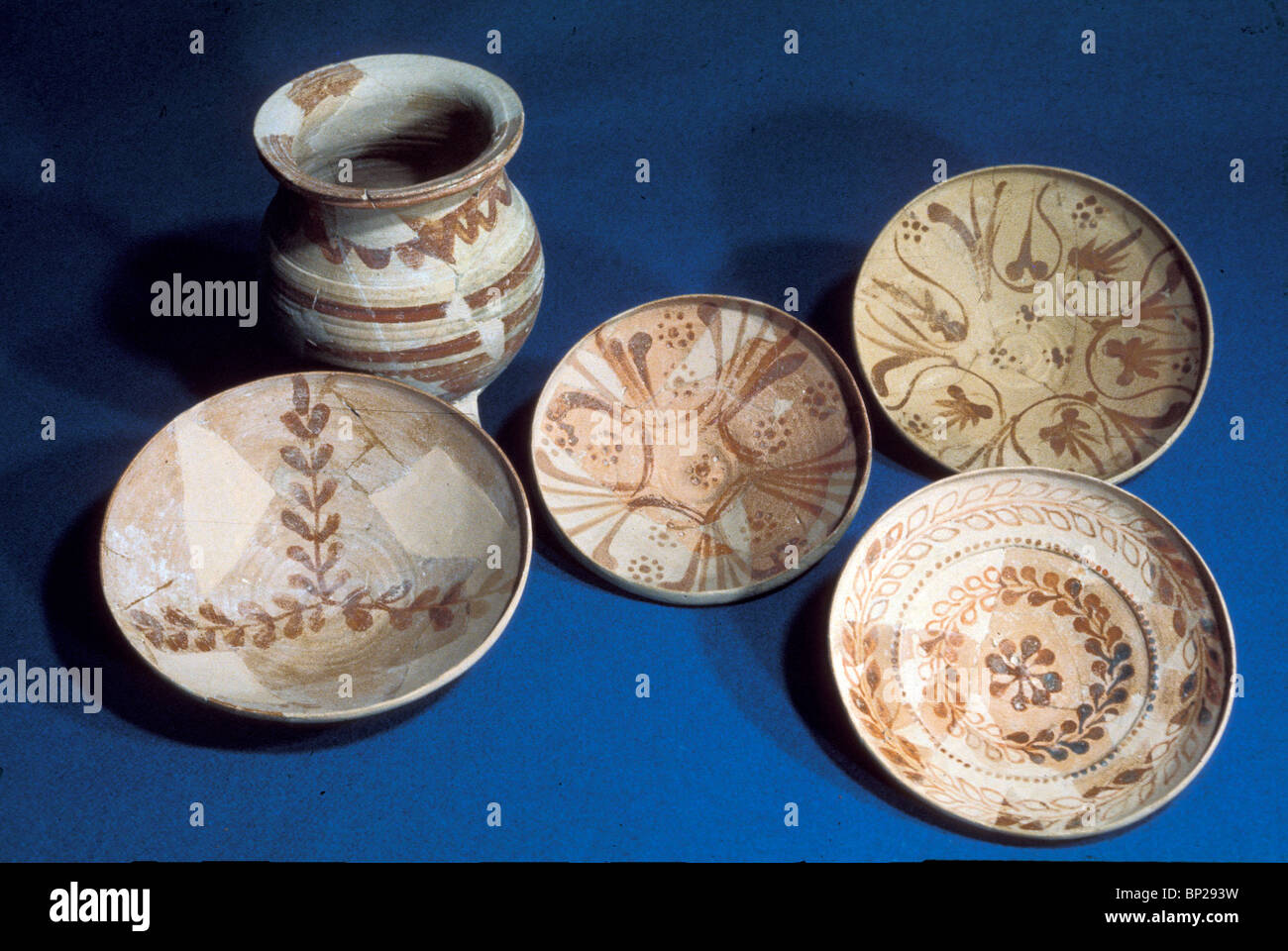 2548. VERY FINE DECORATED POTTERY FROM HERODIAN JERUSALEM Stock Photo ...