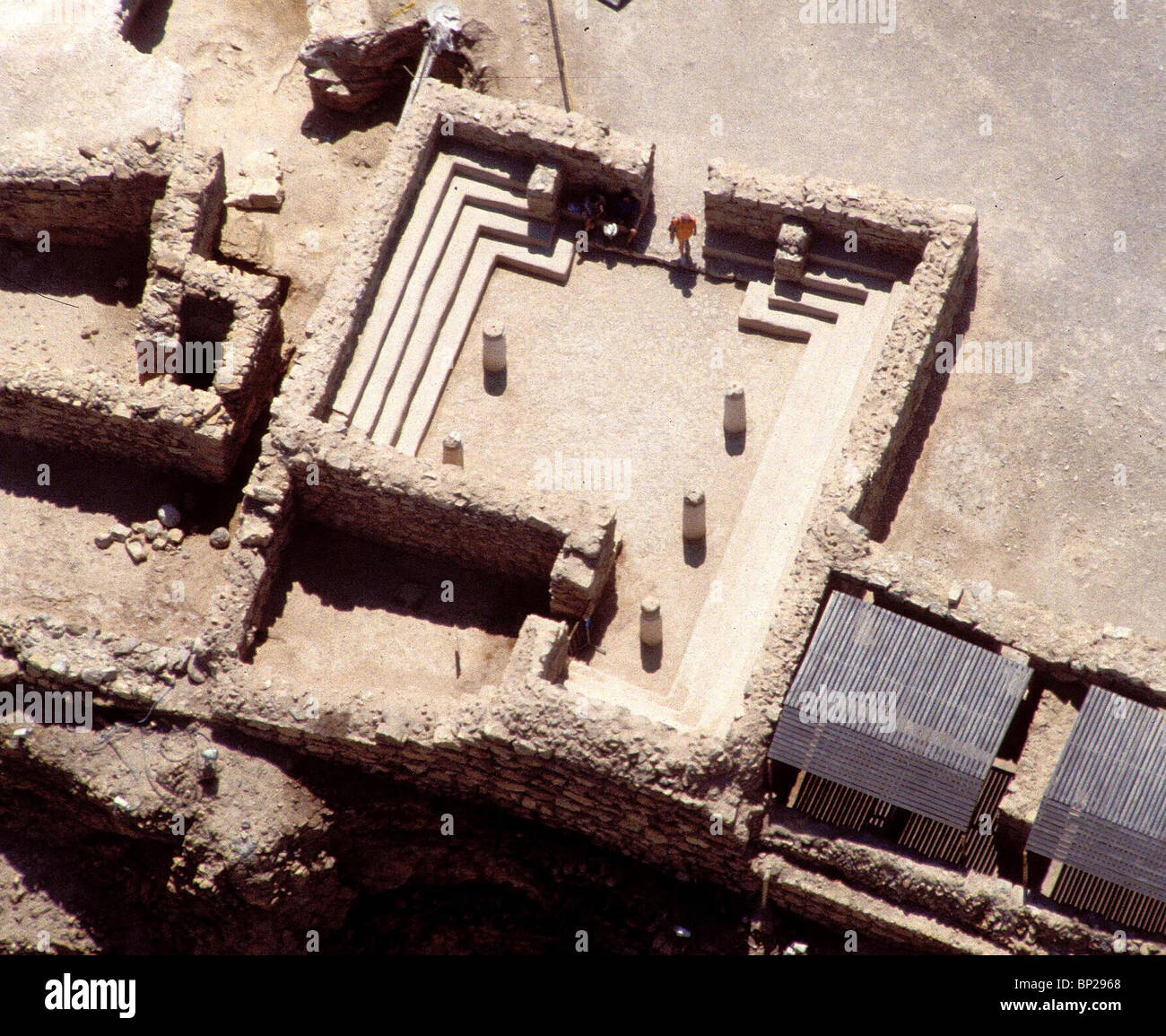 2704. THE SYNAGOGUE AT MASADA BUILT AT THE TIME OF THE FIRST JEWISH ...