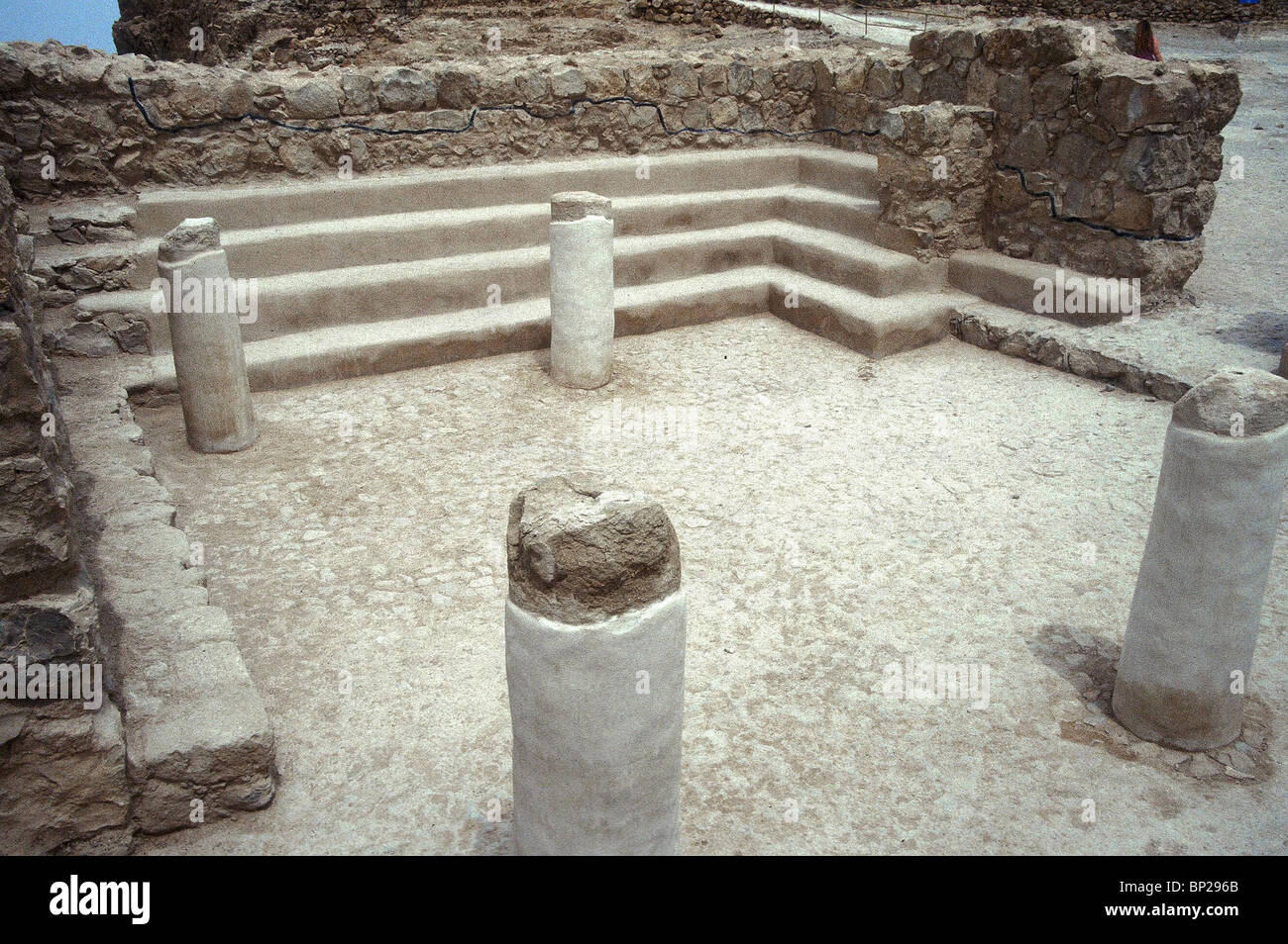 2704. THE SYNAGOGUE AT MASADA BUILT AT THE TIME OF THE FIRST JEWISH ...