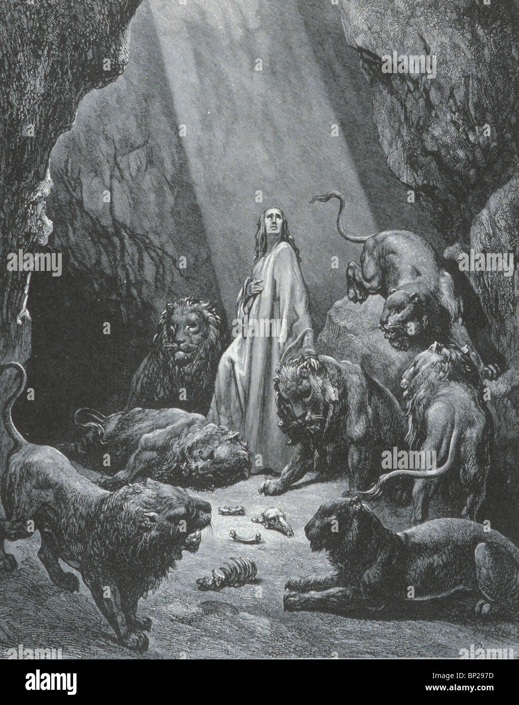 Daniel lions angel hi-res stock photography and images - Alamy