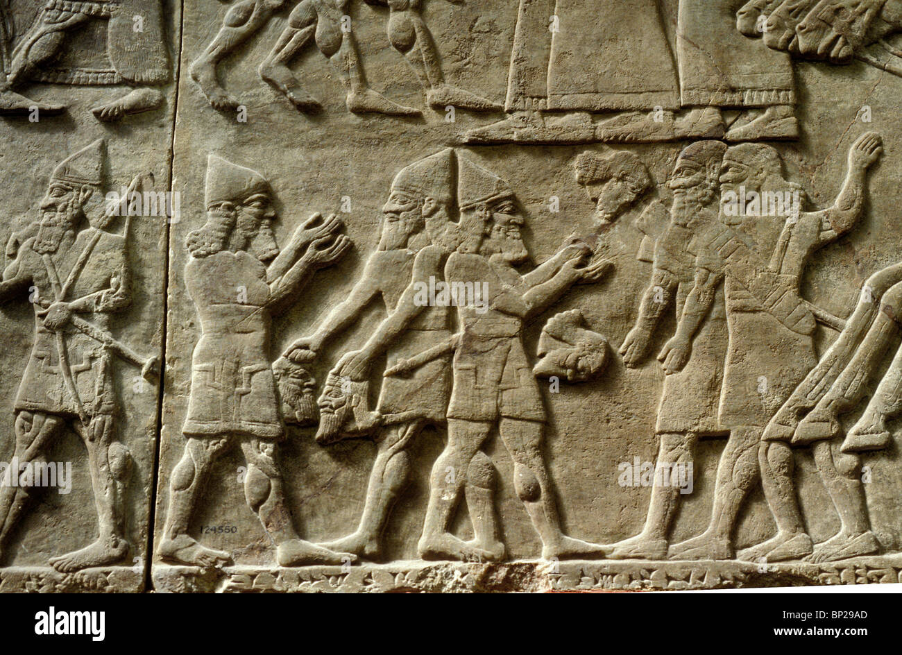 2838. ASSYRIAN ARMY ON PARADE , RETURNING FROM BATTLE, SHOWING THE ...