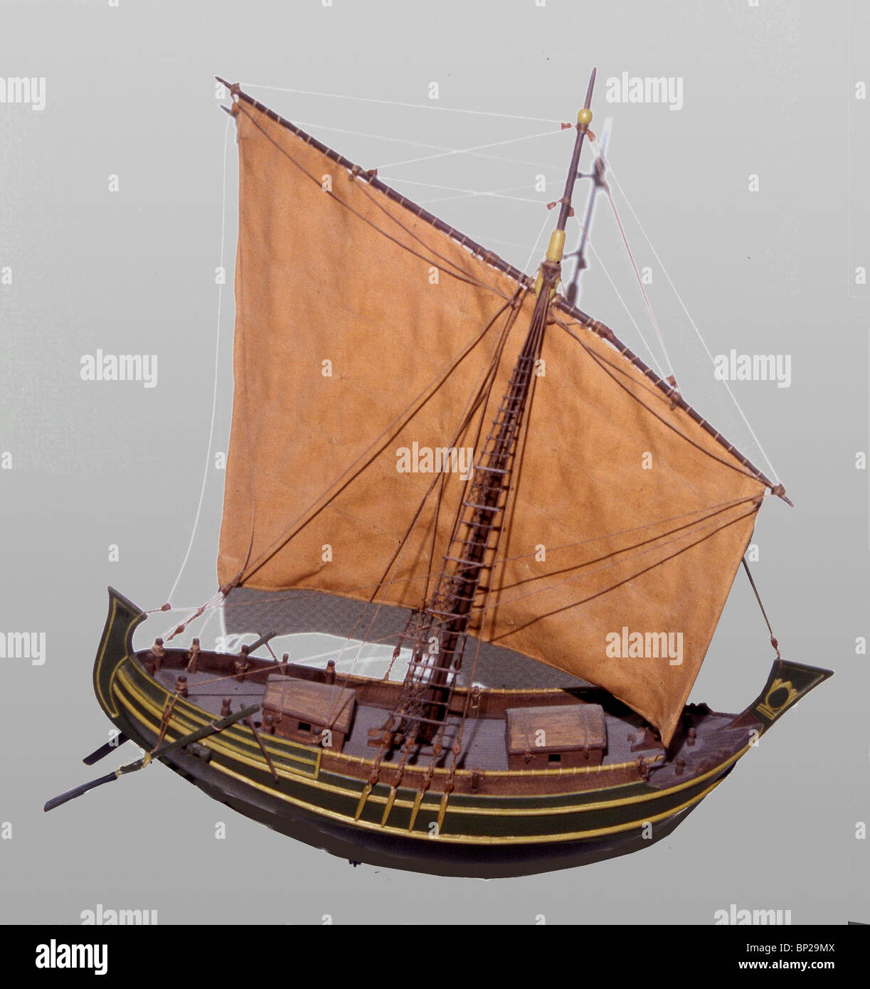 3191 model of a greek sailing boat hi-res stock photography and images ...