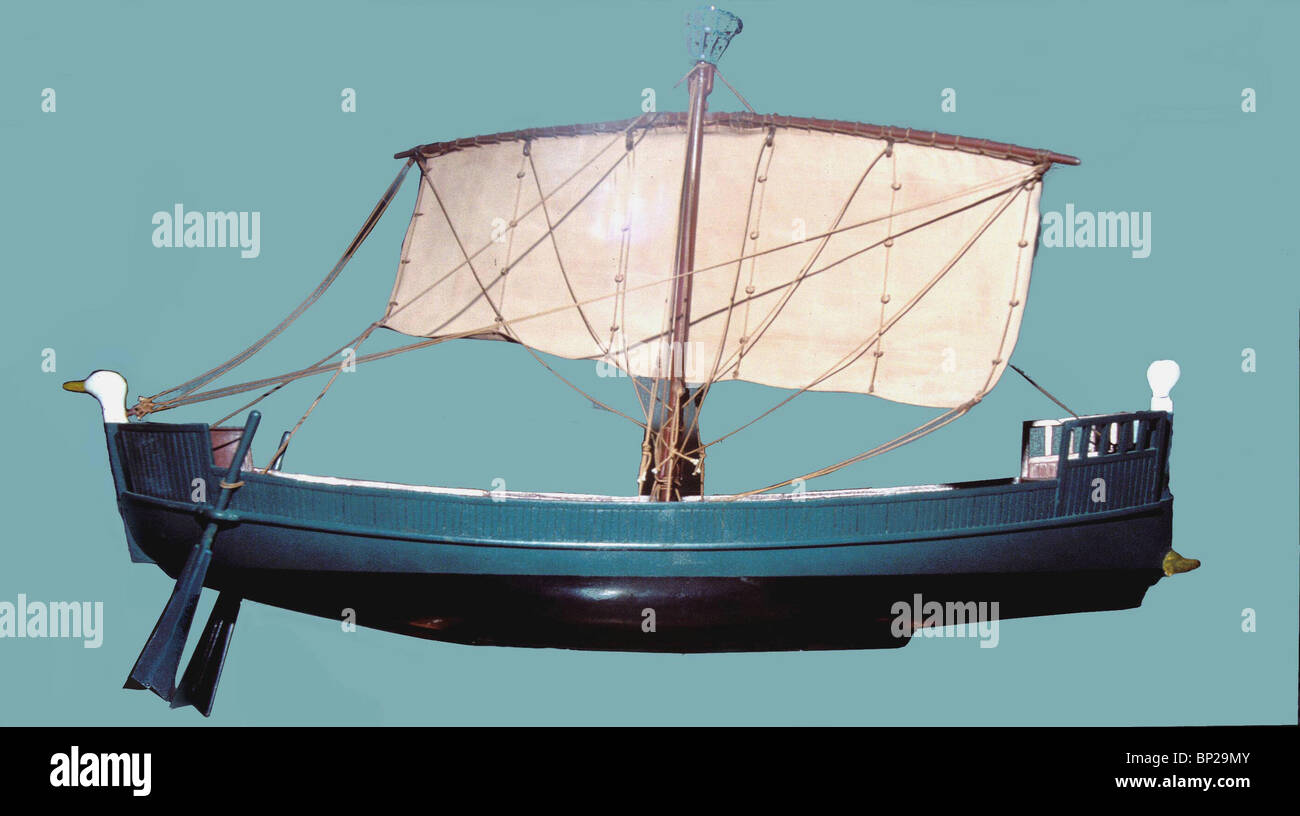 3192 model of a philistine sailing boat hi-res stock photography and ...