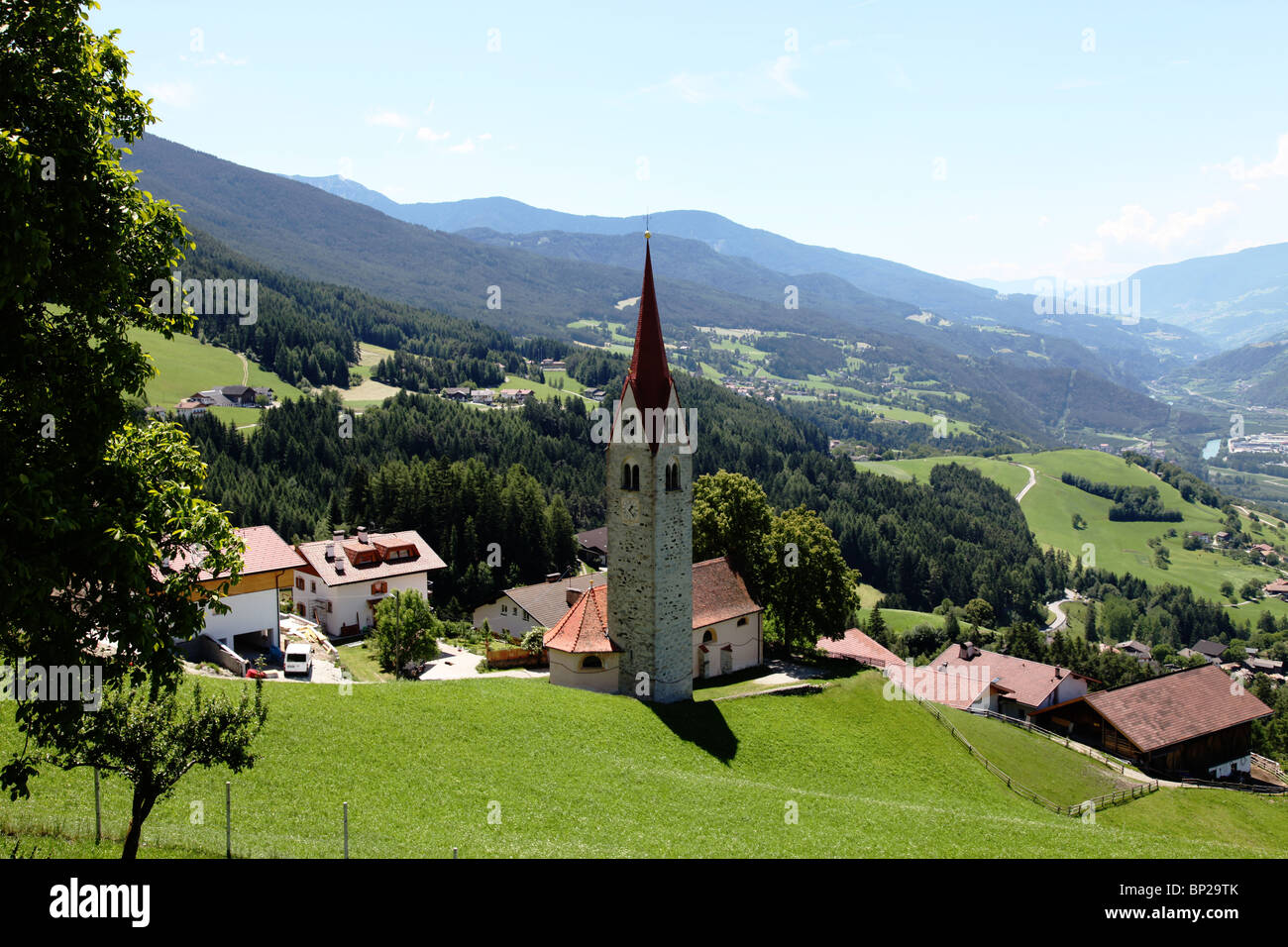 St.Leonard church near Brixen Italy Stock Photo - Alamy