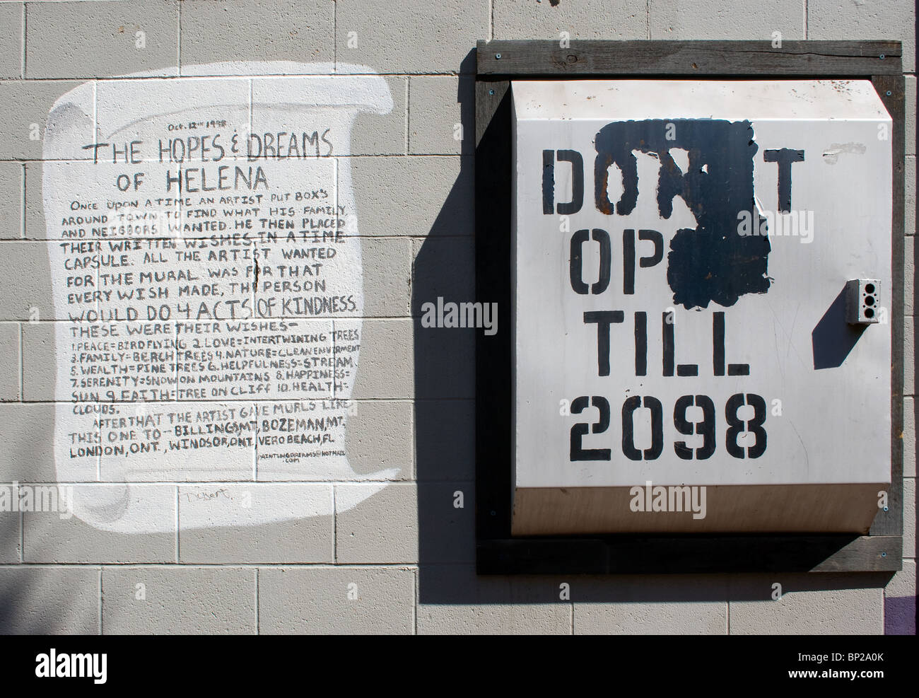 Community time capsule dedication hi-res stock photography and images ...