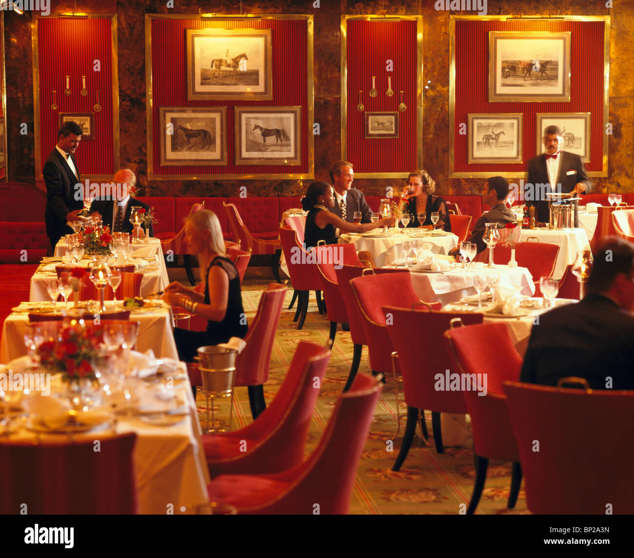 Grill room of Mount Nelson Hotel, Cape Town, South Africa Stock Photo ...