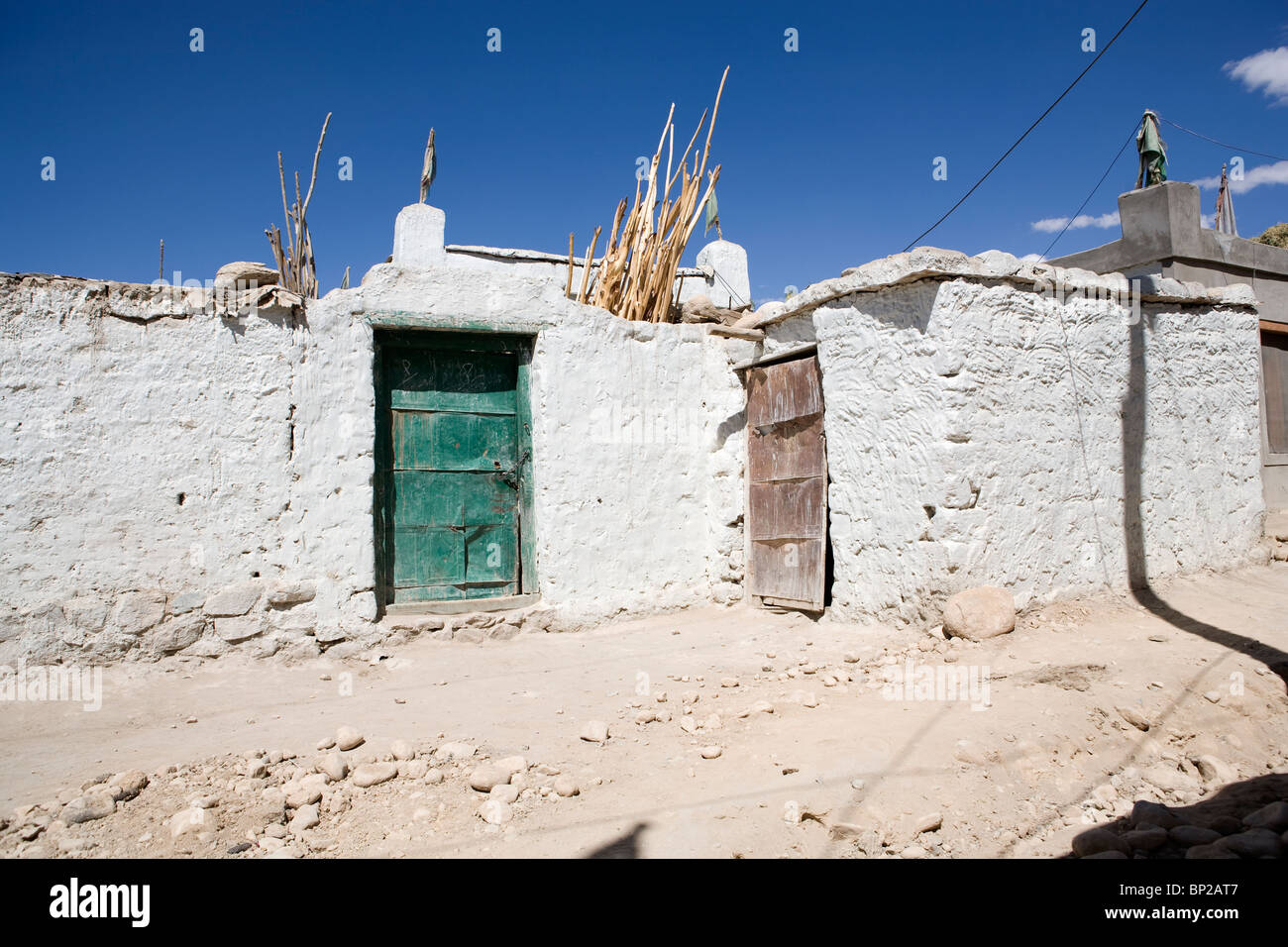 Tibetan refugee settlement in Choglamsar, few Km from Leh In Ladakh ...