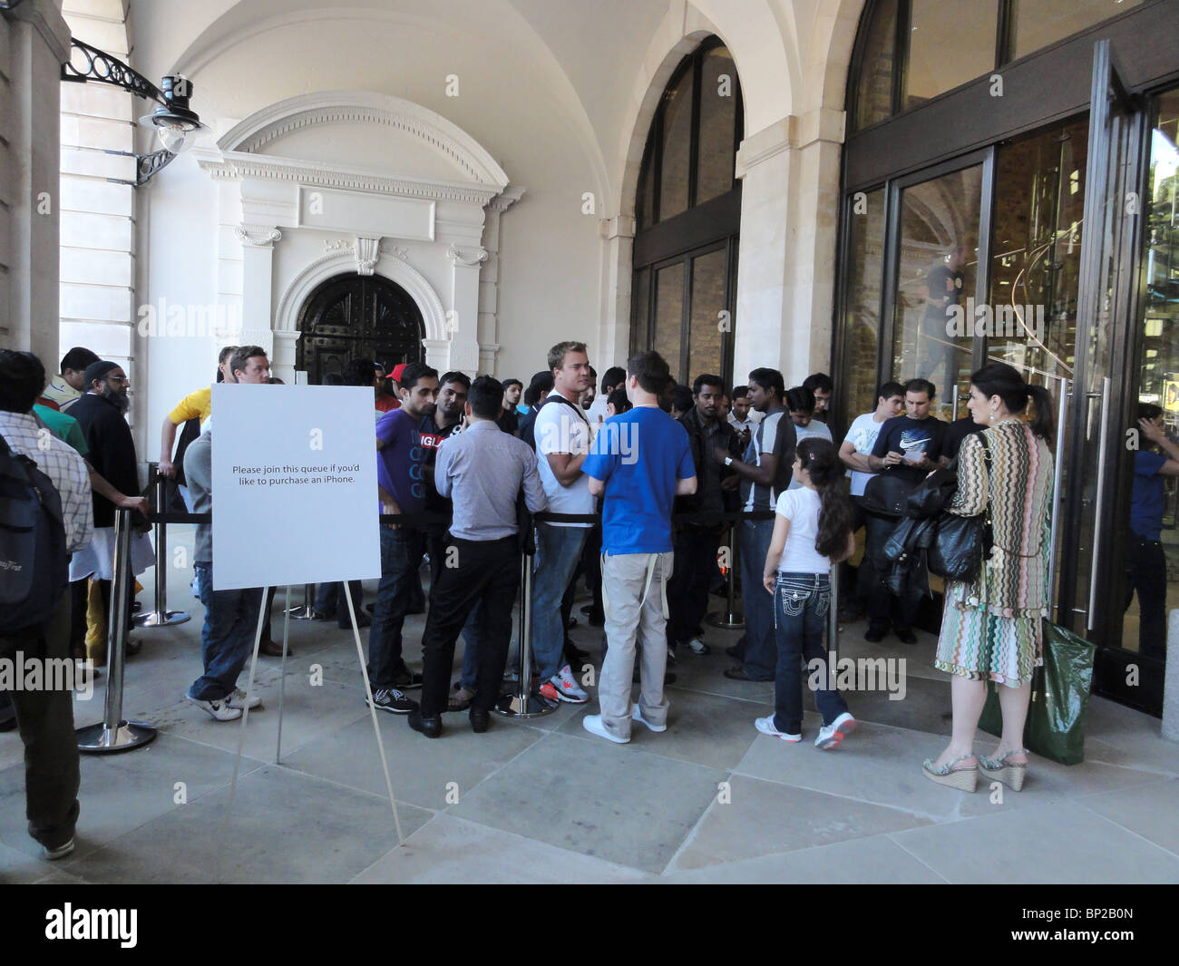 Interior scenes of the new Apple Store in Covent Garden, London, UK ...