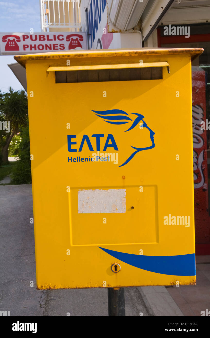 Mailbox greece hi-res stock photography and images - Alamy