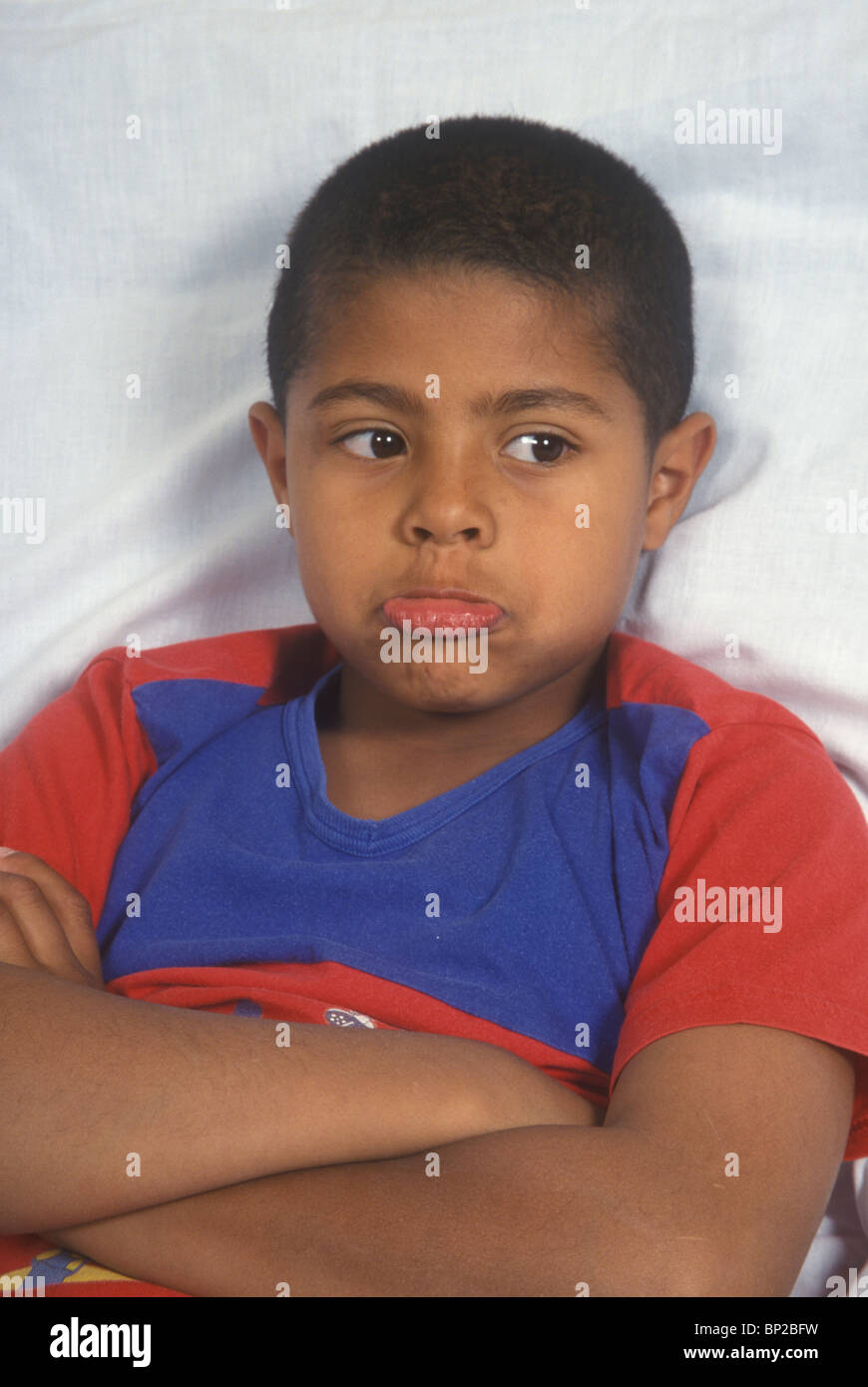 Portrait sulking boy hi-res stock photography and images - Alamy