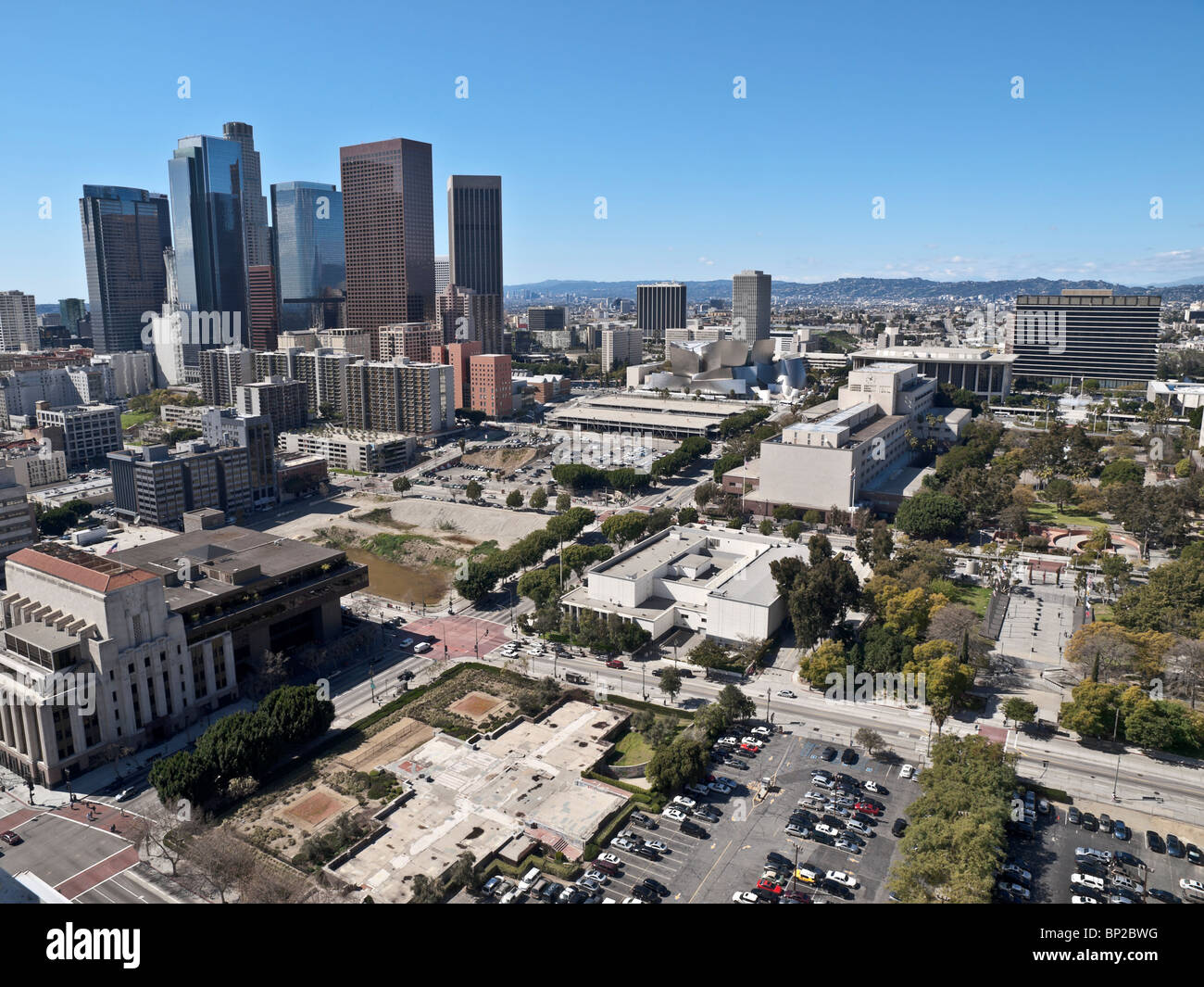 Los Angeles on a rare smog-less winter day Stock Photo - Alamy