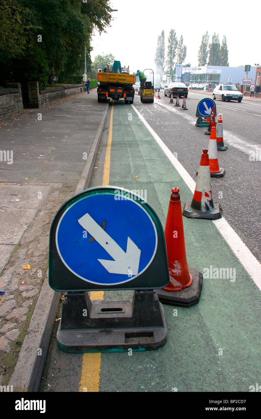 Lane closure traffic cones hi-res stock photography and images - Alamy