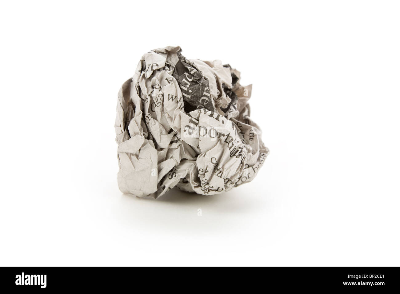 Crumpled newspaper hi-res stock photography and images - Alamy