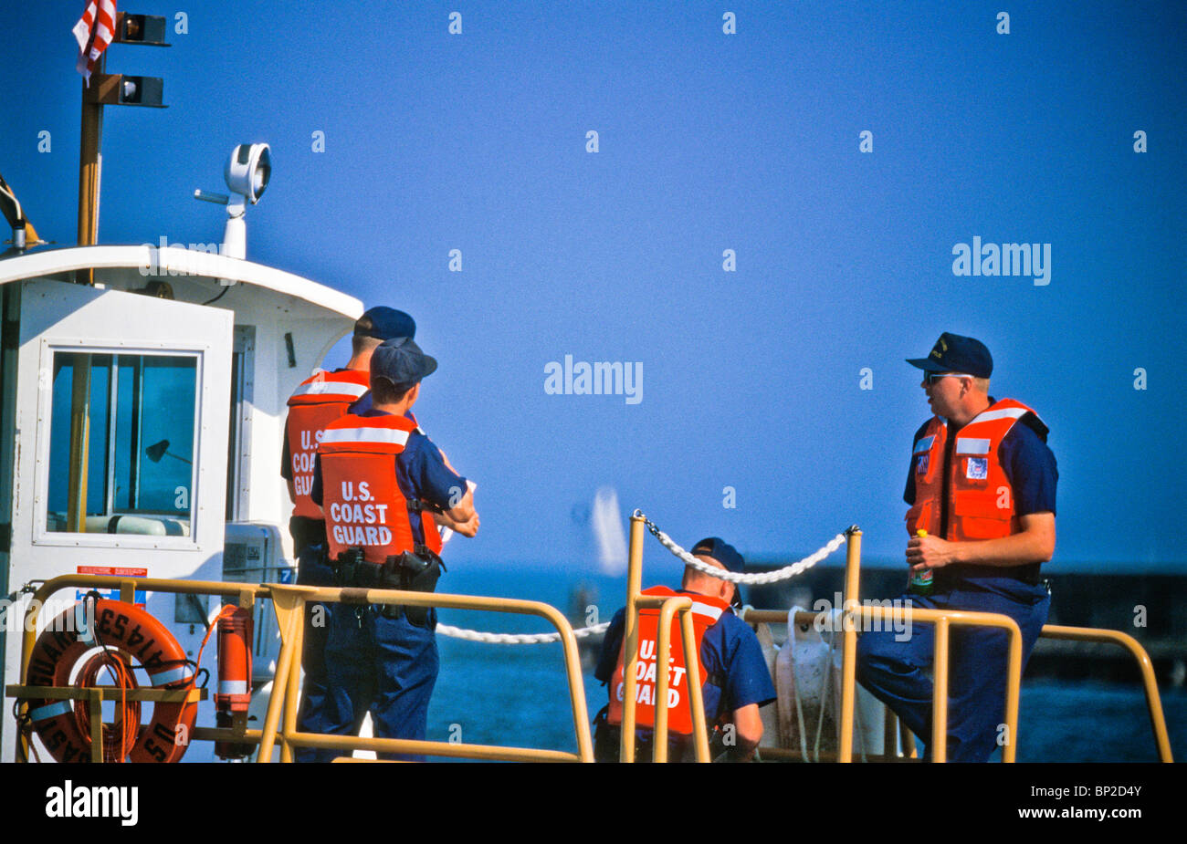 Crew on coast guard hi-res stock photography and images - Alamy