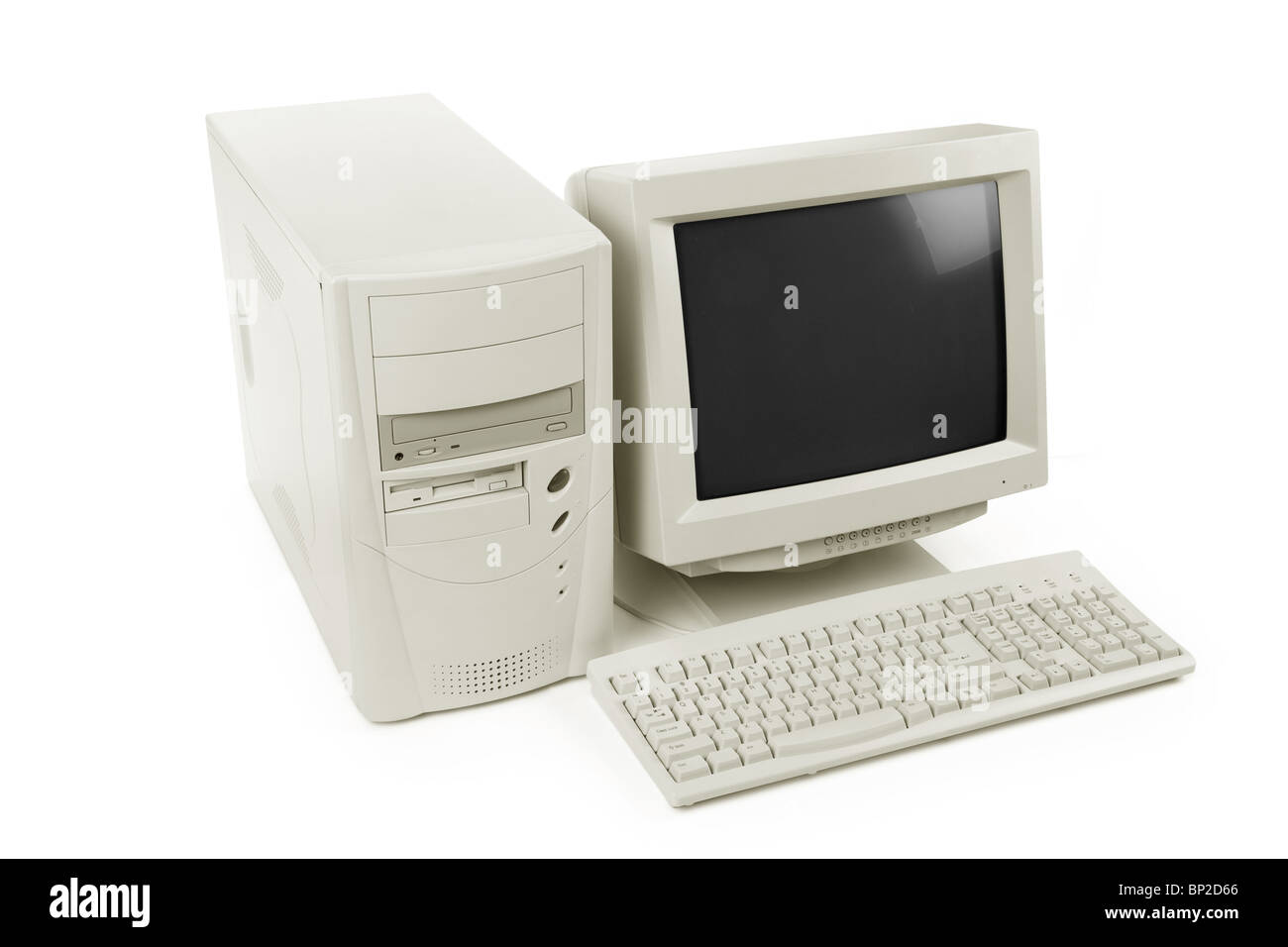 Desktop Computer close up shot Stock Photo - Alamy