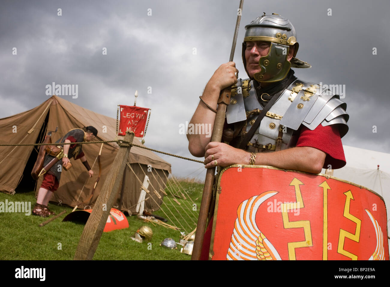 Roman army shield wall High Resolution Stock Photography and Images - Alamy