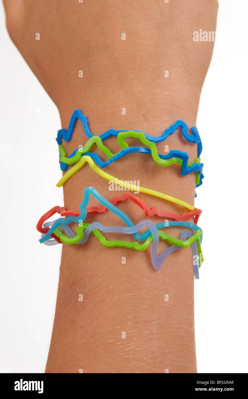 Silly bands bandz hi-res stock photography and images - Alamy