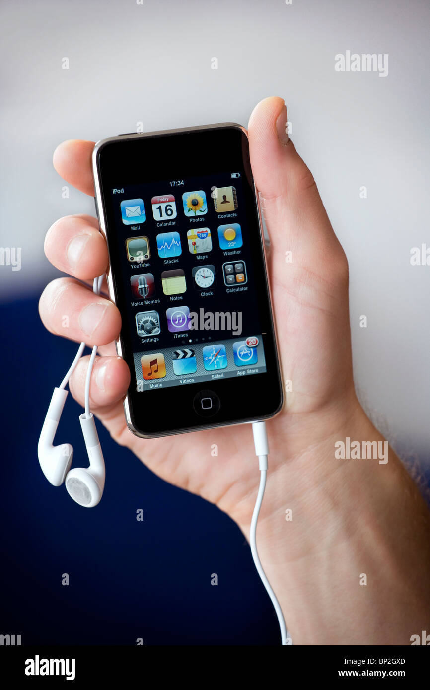 Iphone headphones isolated hi-res stock photography and images - Alamy