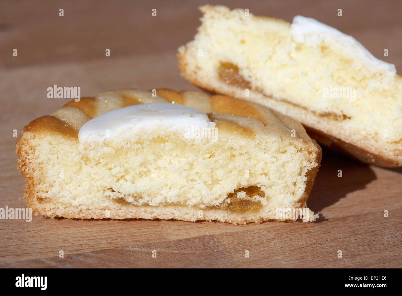 cross section of a frangipan pastry Stock Photo - Alamy