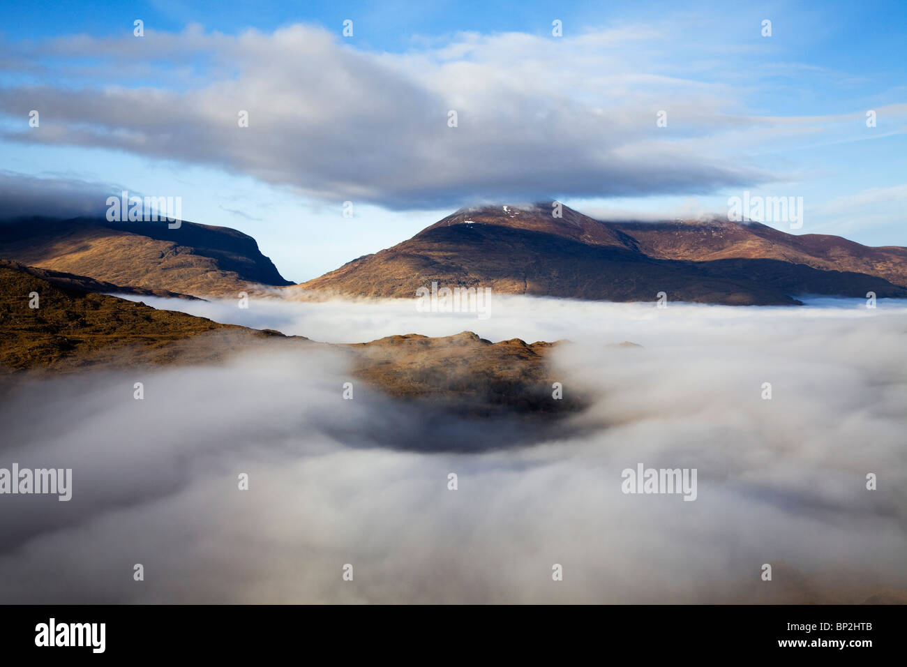 County Kerry, Ireland; Fog In The Valley At Molls Gap Near Killarney ...