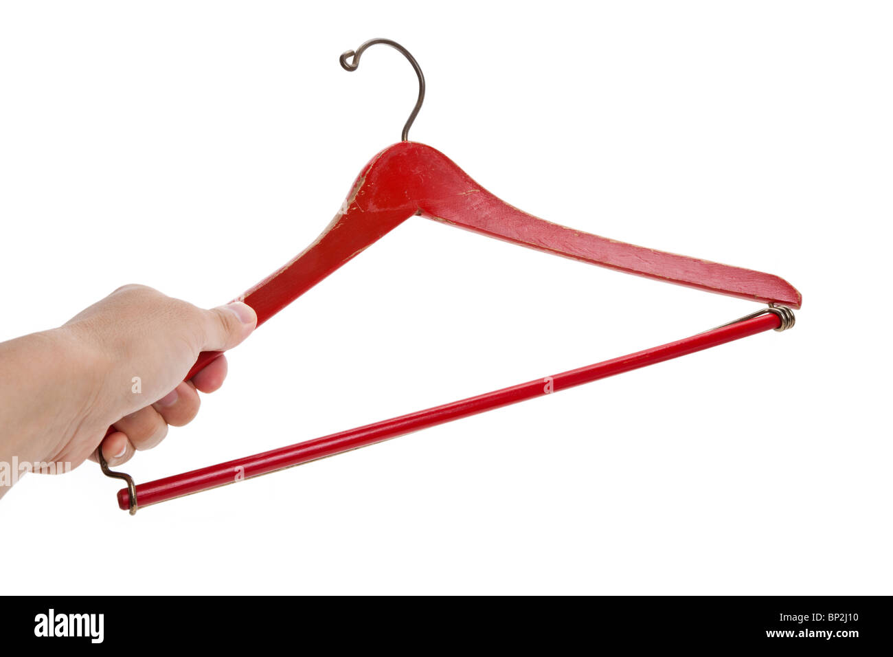 Holding hanger Cut Out Stock Images & Pictures - Alamy