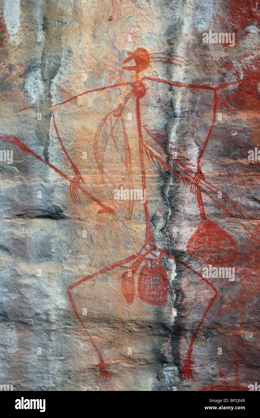 Aboriginal Rock Art, Kakadu National Park, Northern Territory, Australia Stock Photo - Alamy