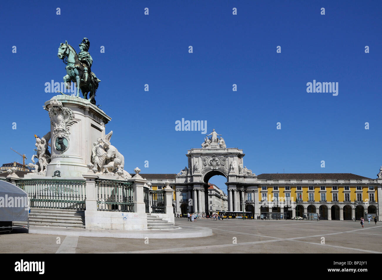 Praca do Comercio, of "Trade Square", is one of the most important ...