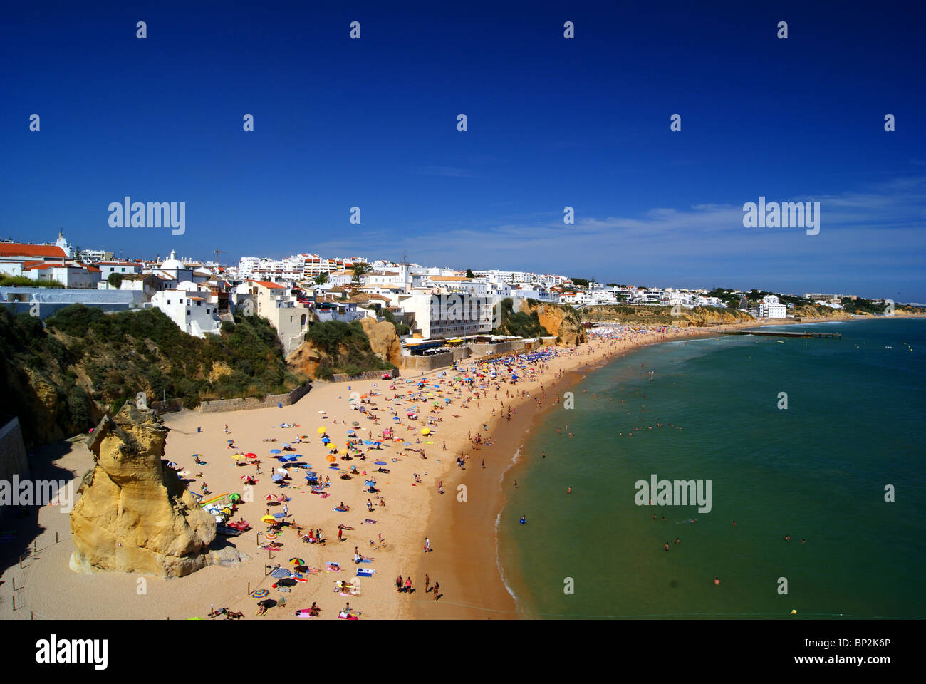 albufeira beach, portugal Stock Photo - Alamy