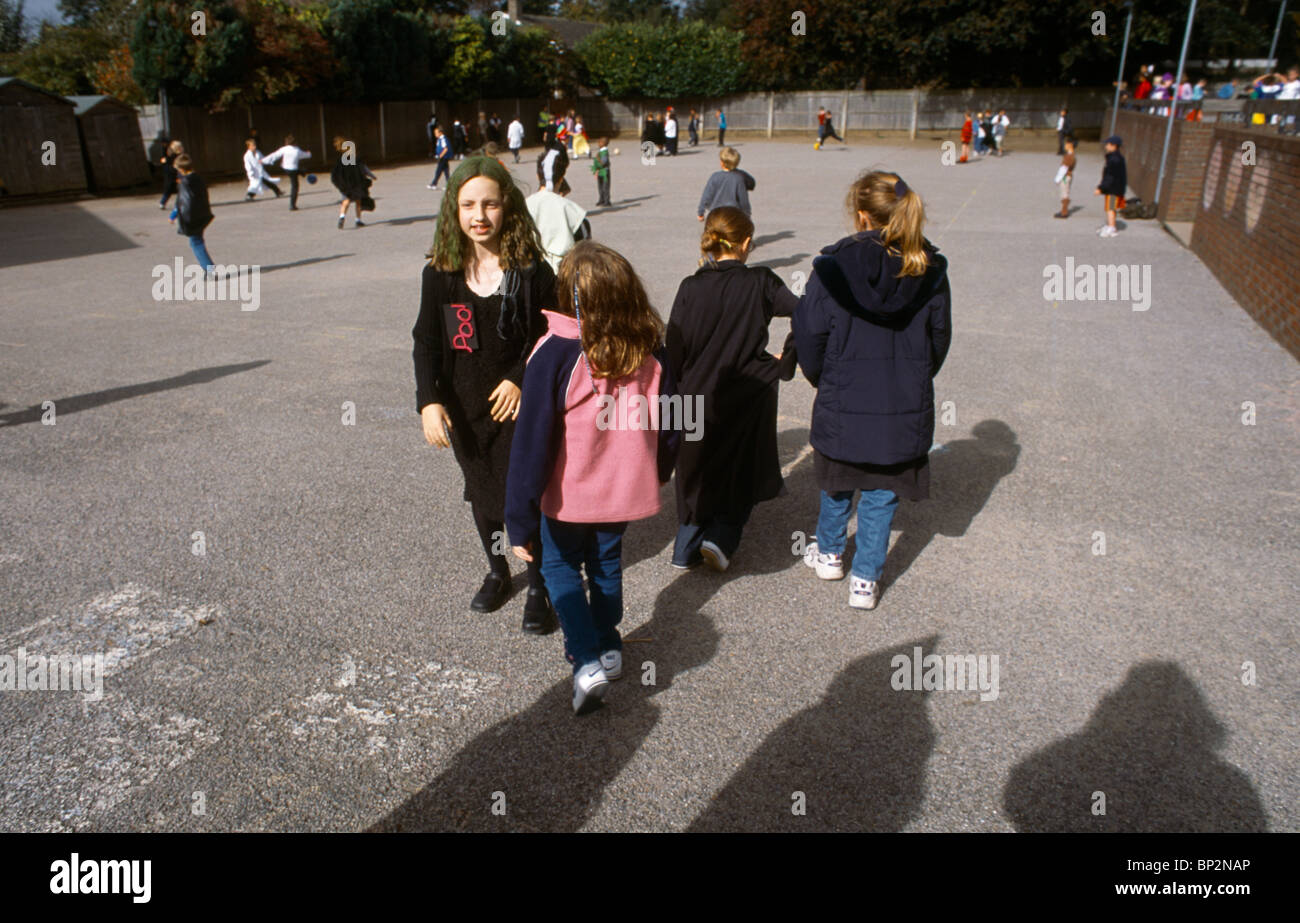 School children shadows playground hi-res stock photography and images ...