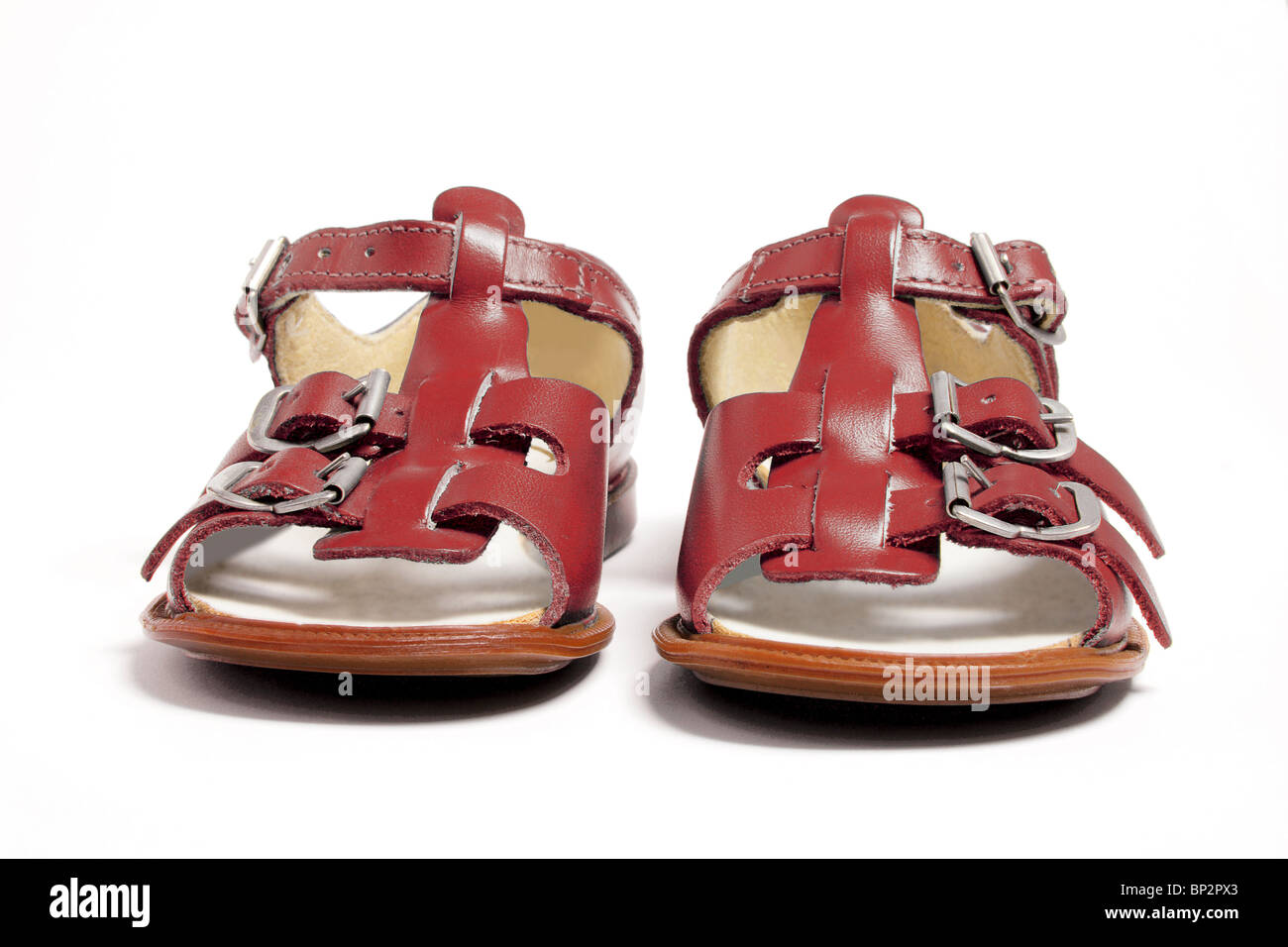 Pair of Children Shoes Stock Photo - Alamy