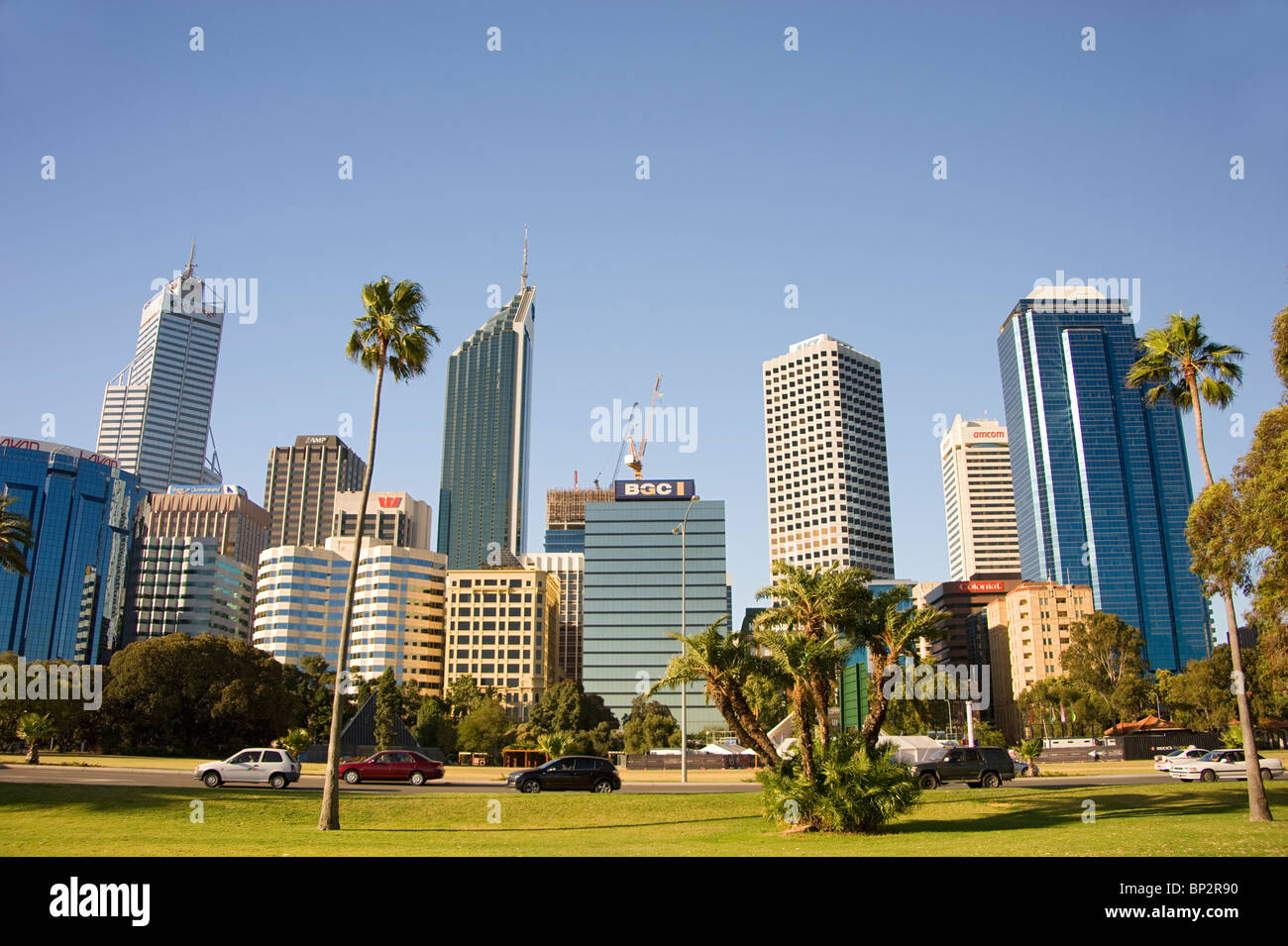 The modern buildings in Perth, Australia Stock Photo - Alamy