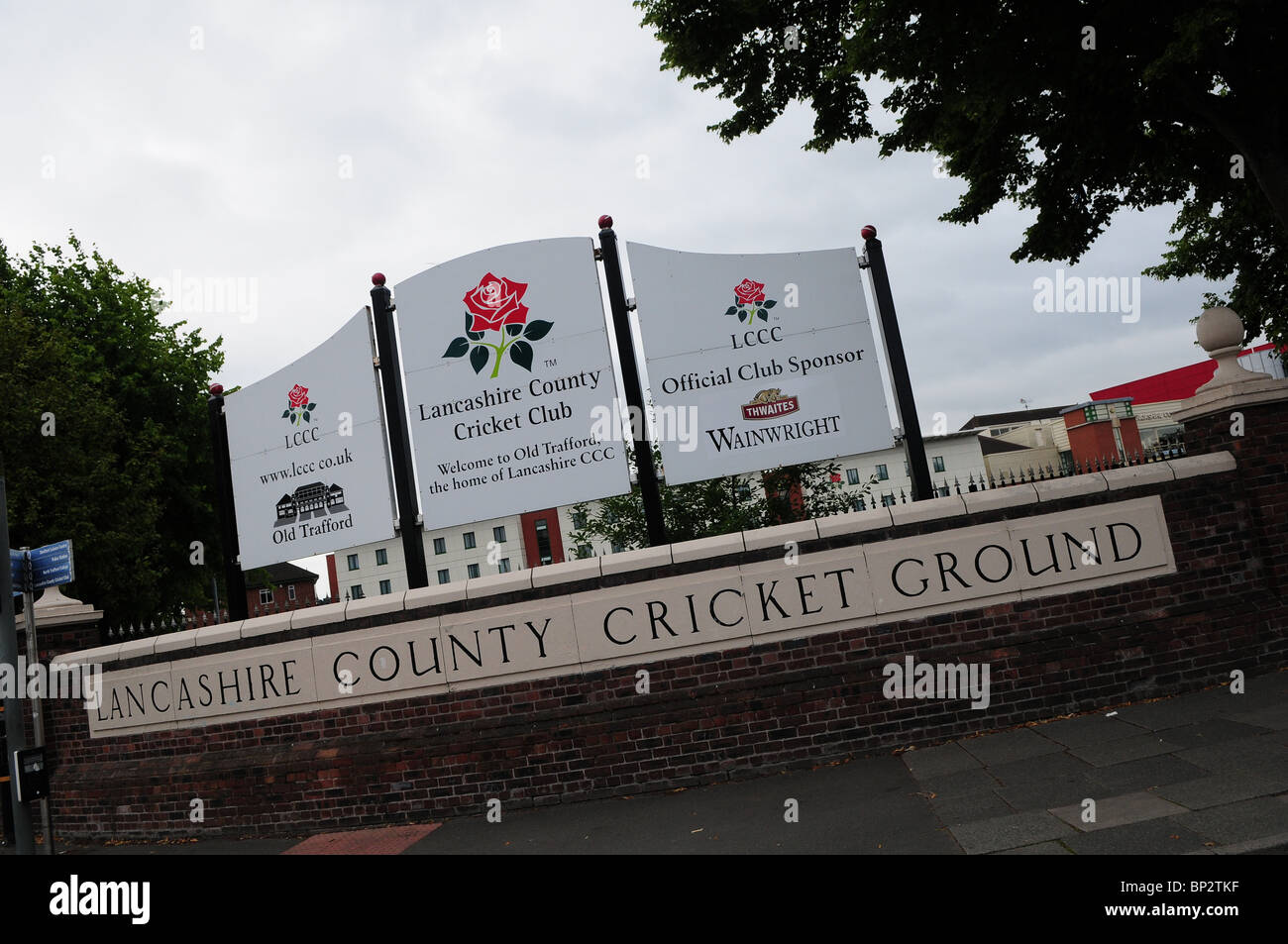 Lancashire County Cricket Club Old Trafford Manchester Stock Photo - Alamy