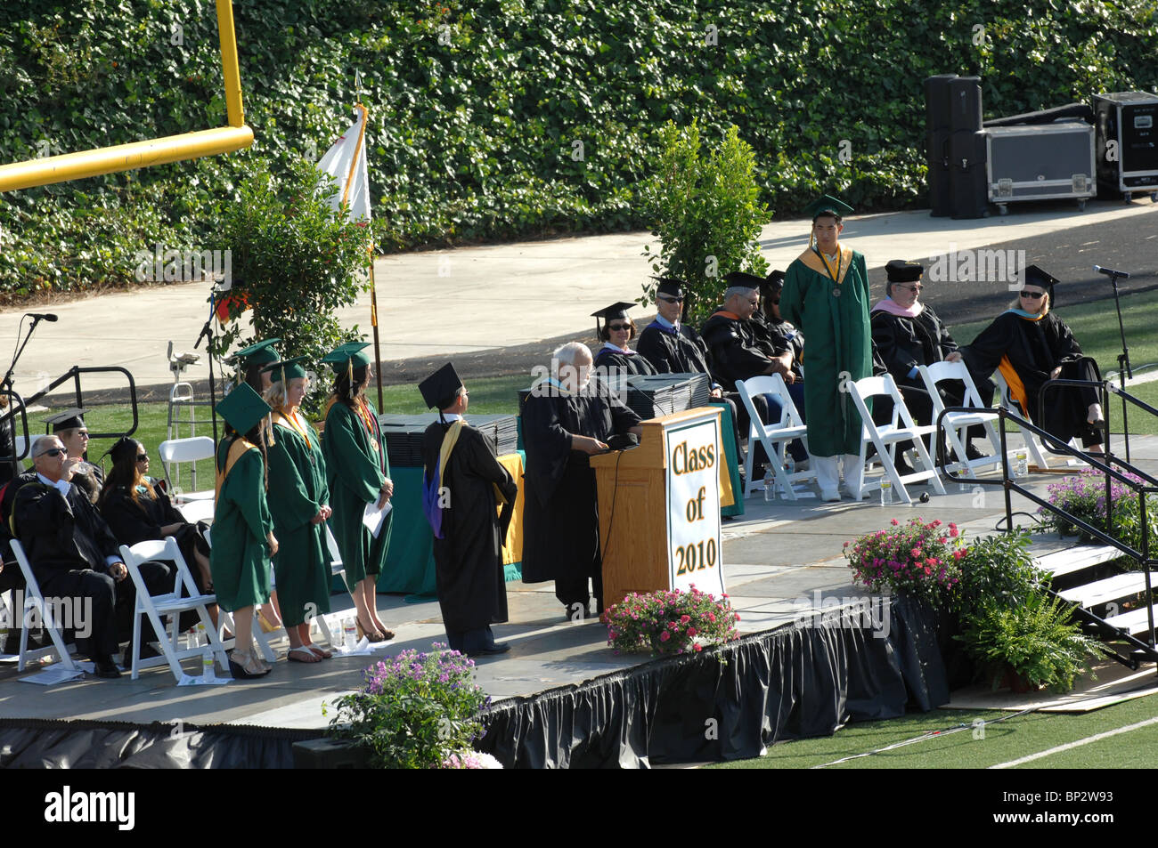School principal podium hi-res stock photography and images - Alamy