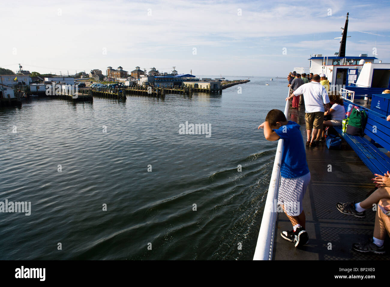 Point Judith taken from Ferry Stock Photo - Alamy