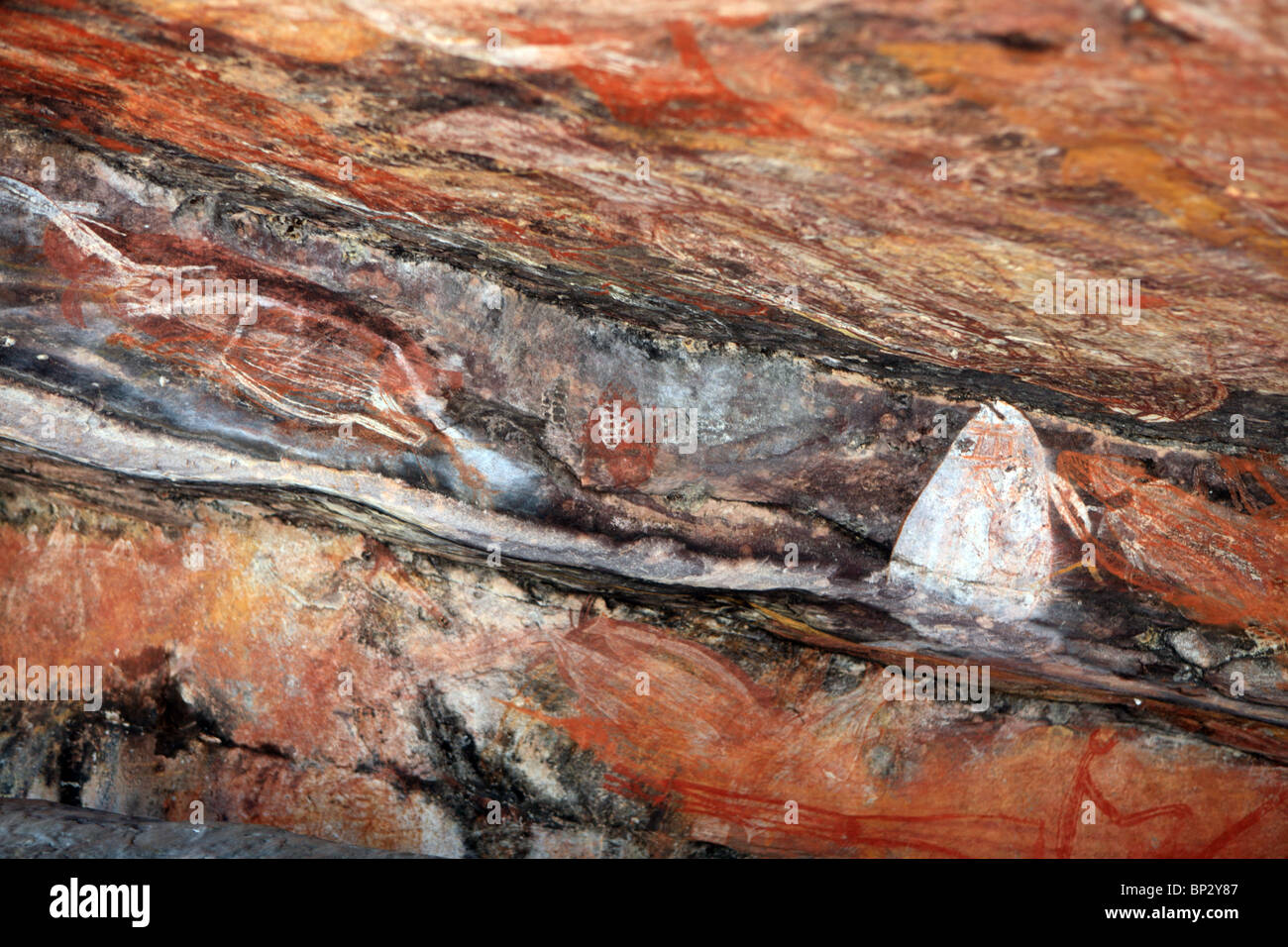 Aboriginal Rock Art, Kakadu National Park, Northern Territory, Australia Stock Photo - Alamy