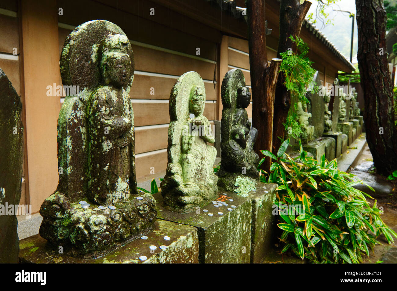 Stone Sculptures at Engaku-ji Temple in Kamakura, Kamakura, Honshu ...