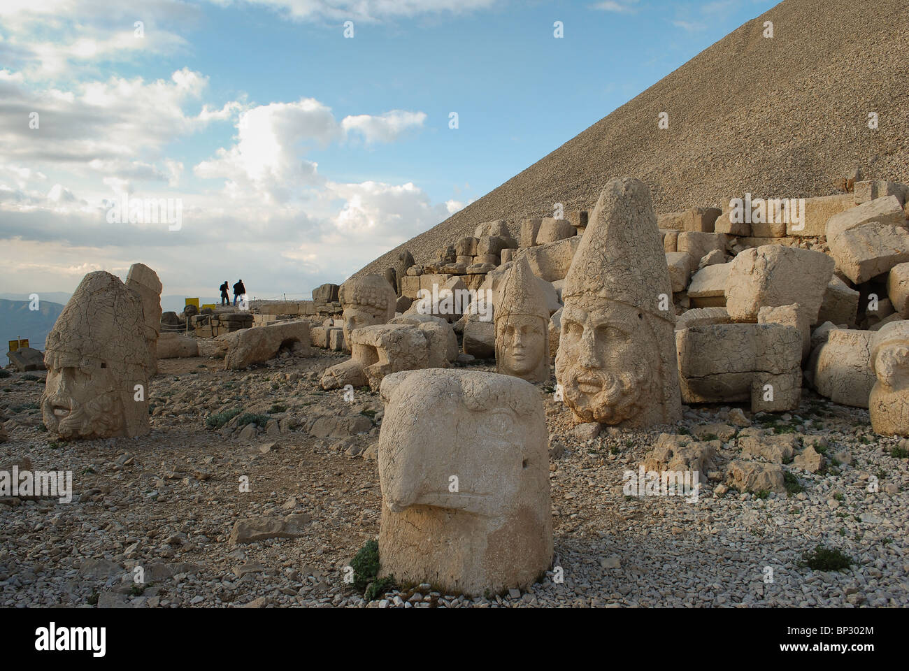 Nemrut Mountain God statues Kahta Turkey Stock Photo - Alamy