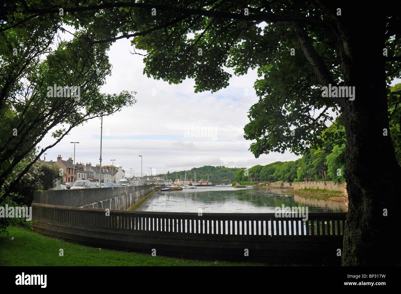 Stornoway, Isle of Lewis, Outer Hebrides, Scotland, view near the town ...