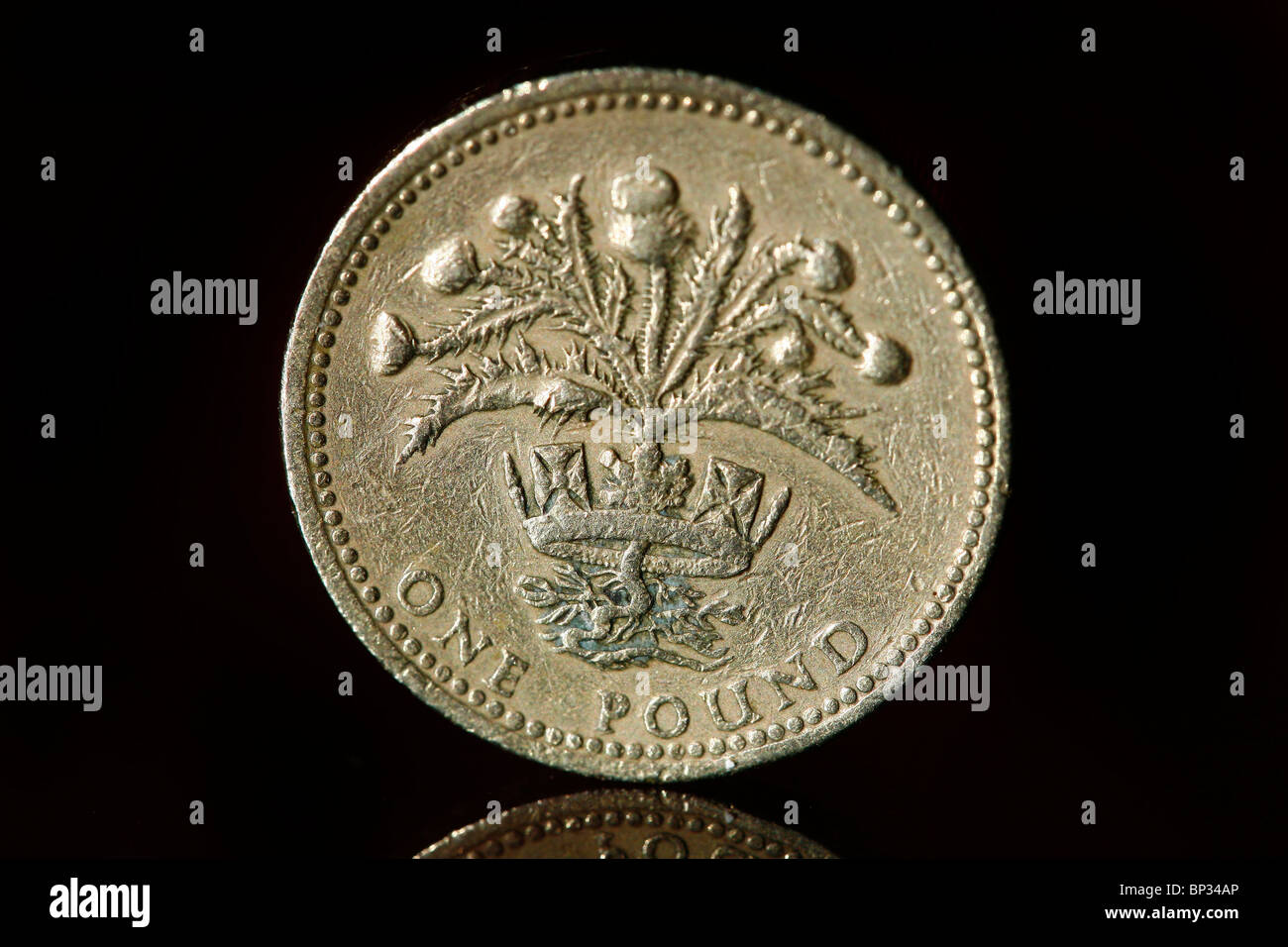 A one pound coin. Picture by James Boardman Stock Photo - Alamy