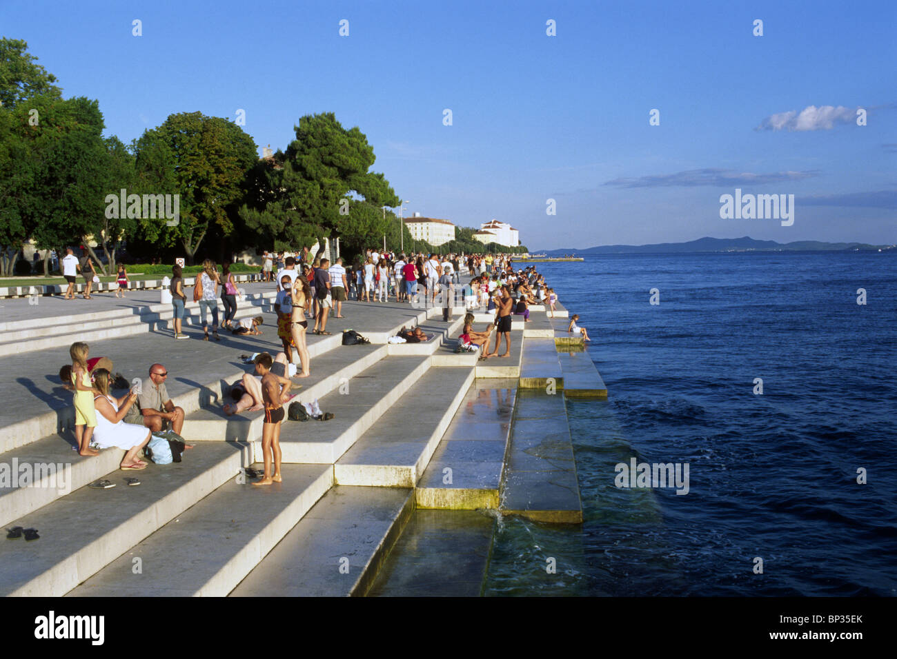 Sea organ Zadar Croatia Stock Photo - Alamy