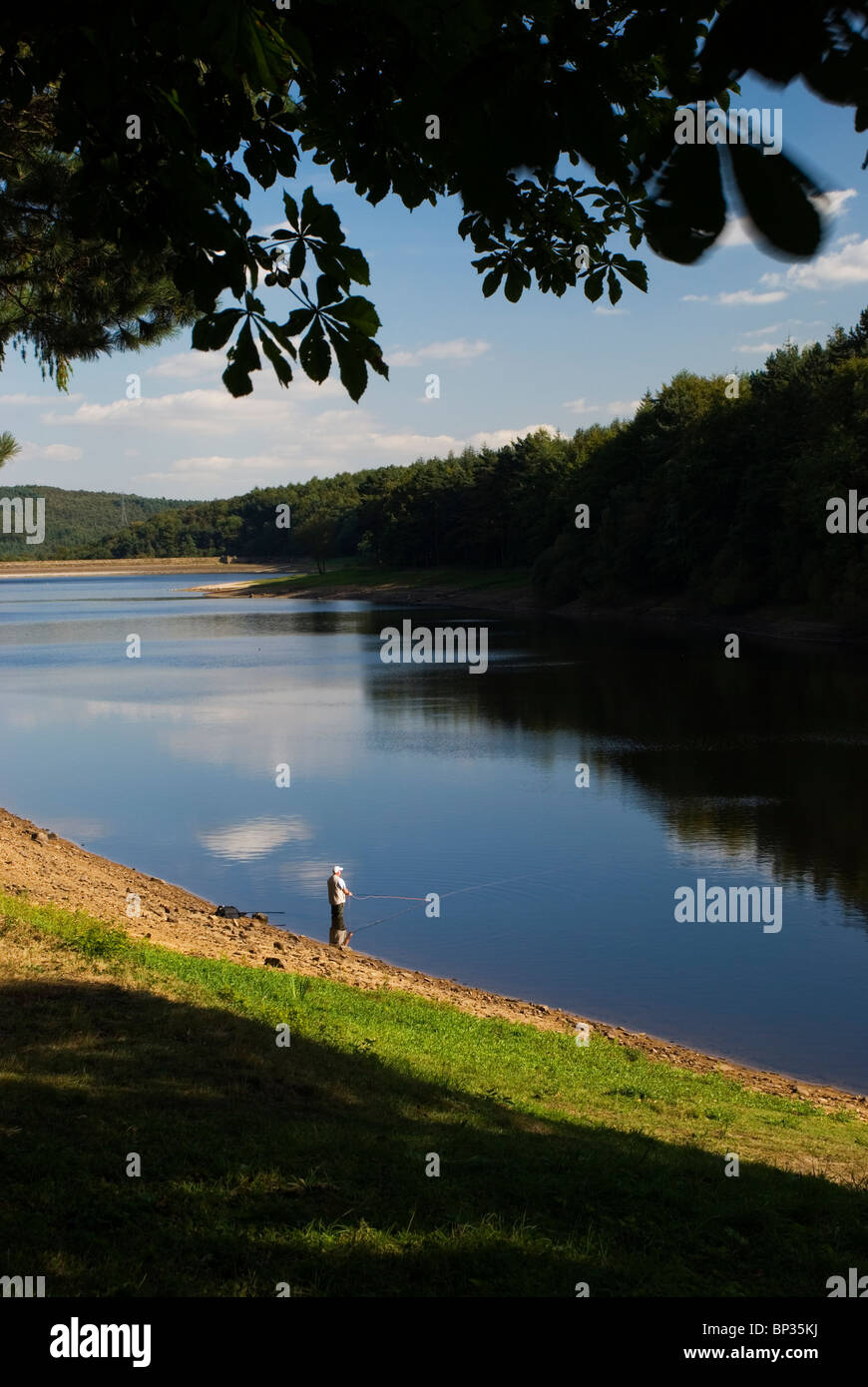 fly-fishing relaxing sport Stock Photo - Alamy