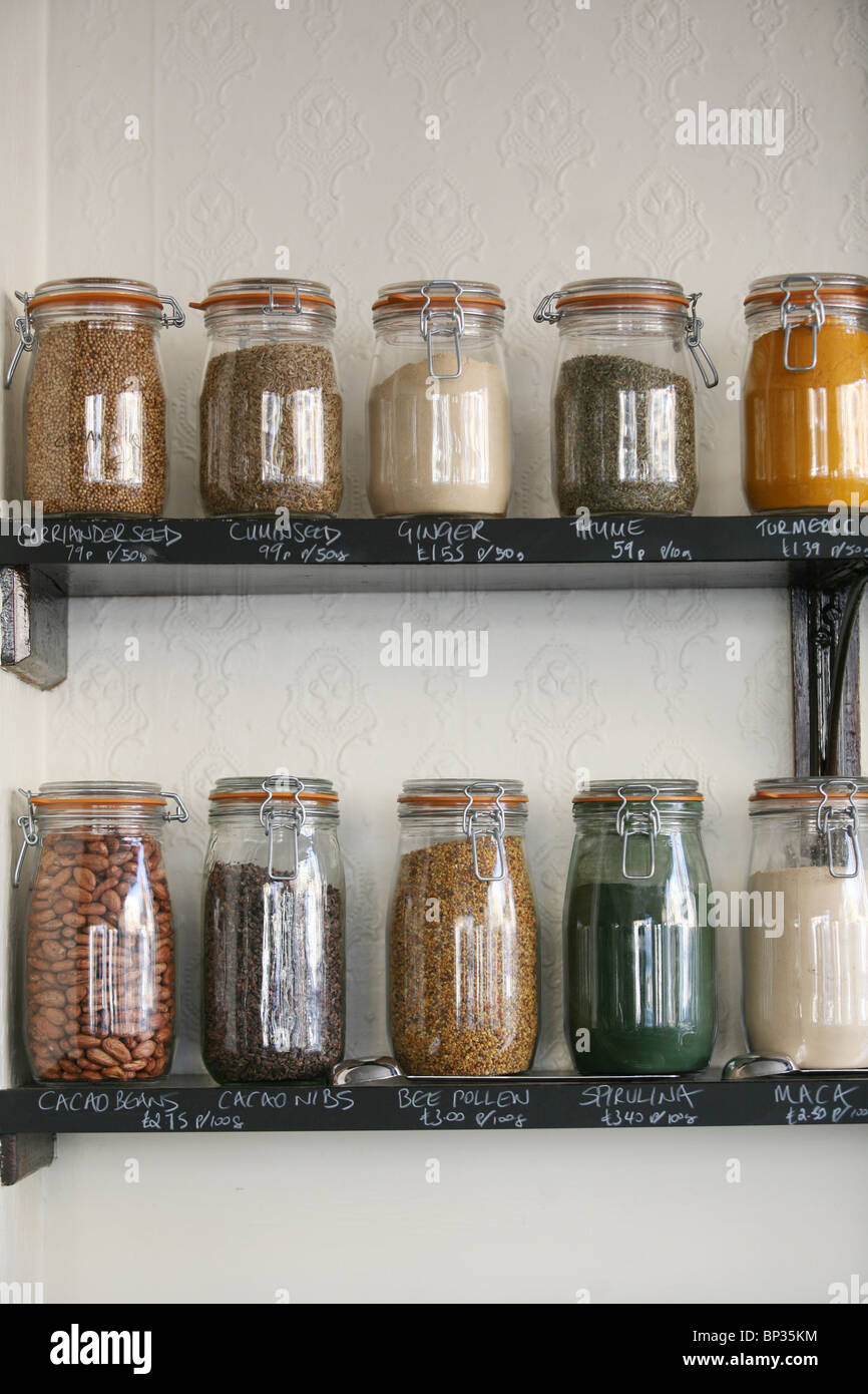 Unpackaged an organic grocer environmentally friendly by using less ...