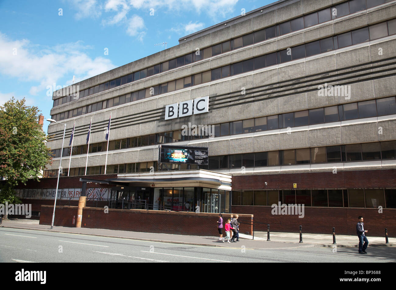 BBC offices in Manchester UK Stock Photo - Alamy