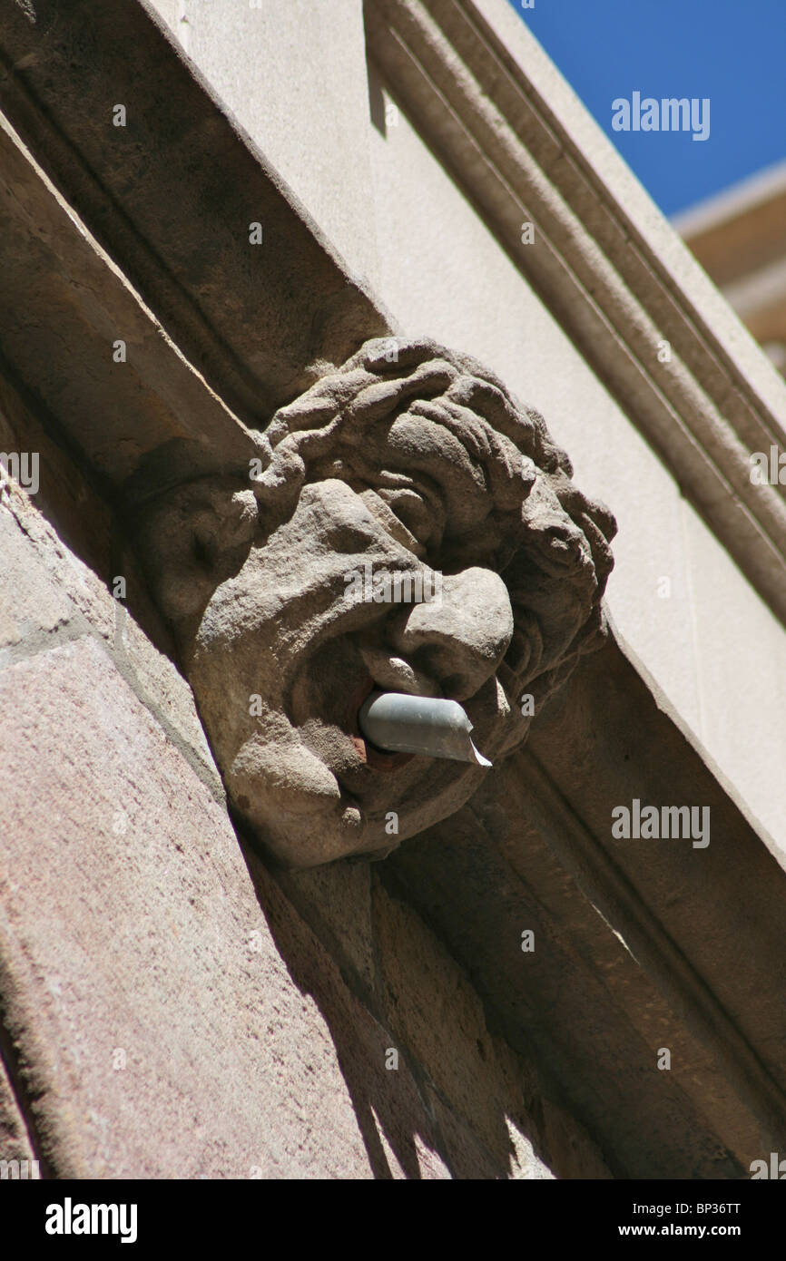 Drain pipe with gargoyle hi-res stock photography and images - Alamy