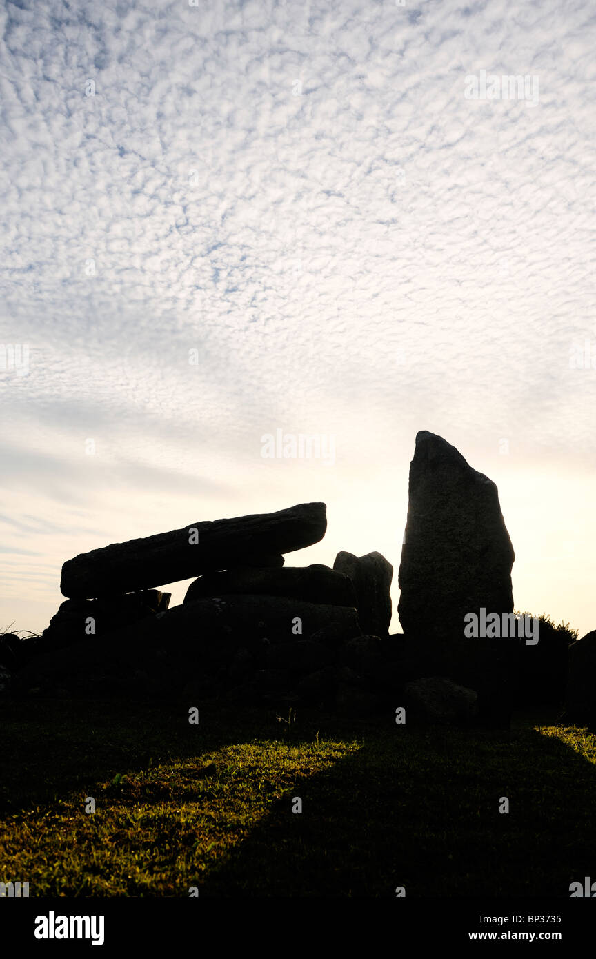 Clontygora prehistoric Neolithic chambered court cairn burial site near ...