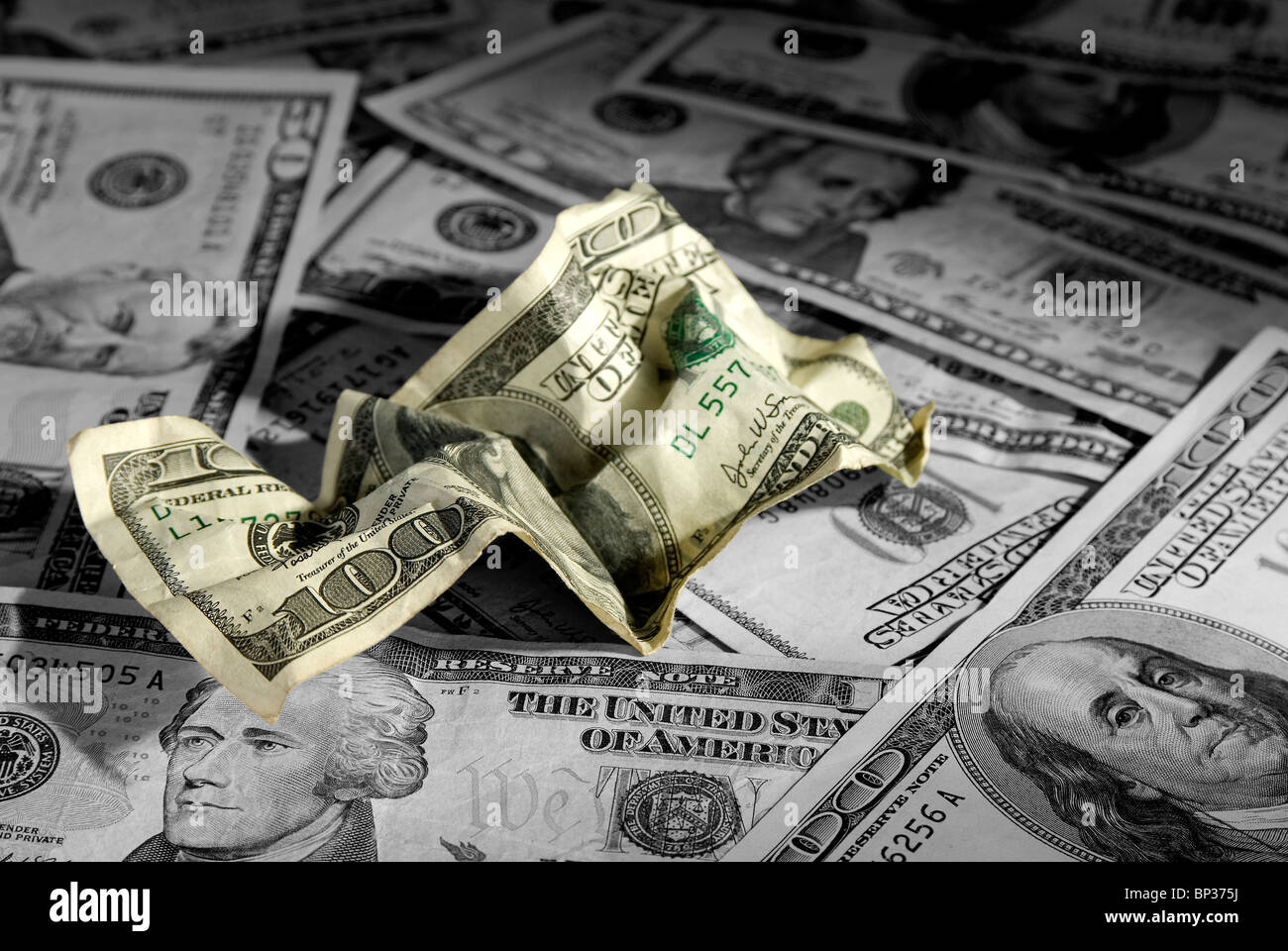 The hundred dollars banknote close up symbol Stock Photo - Alamy