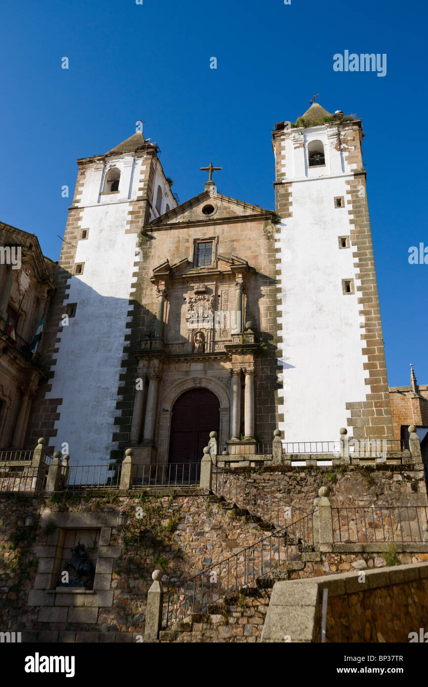 Church of San Francisco Javier in Cáceres, Extremadura, Spain Stock ...